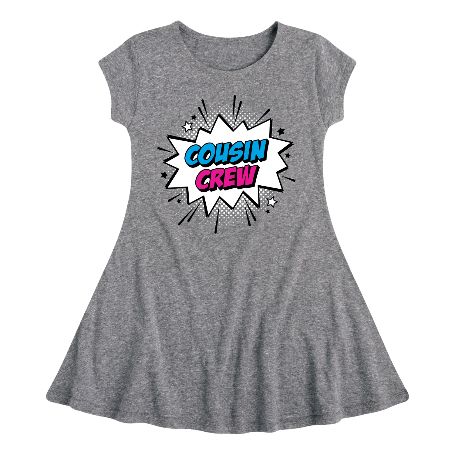 Instant Message - Comic Cousin Crew - Toddler & Youth Girls Fit & Flare ...