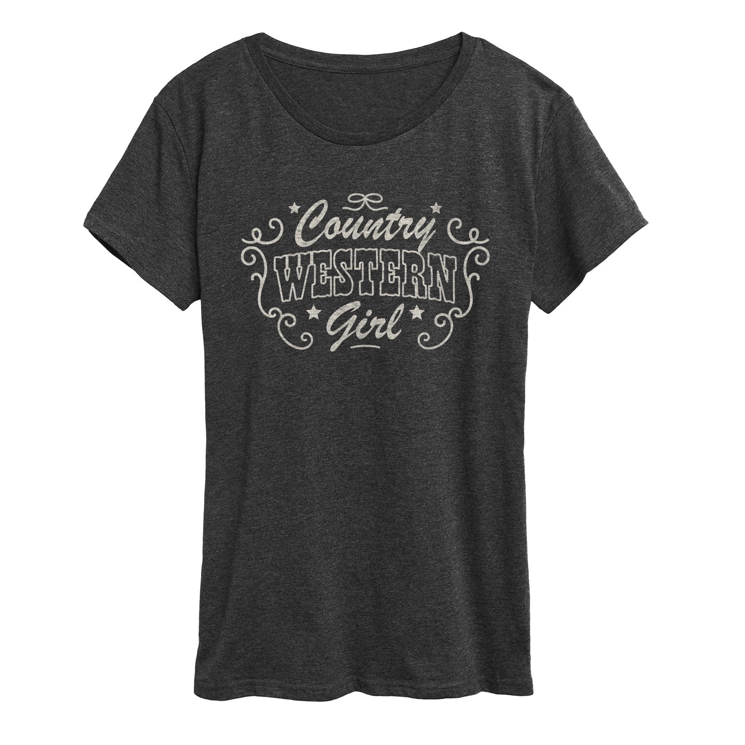 Instant Message - Country Western Girl - Women's Short Sleeve Graphic T ...