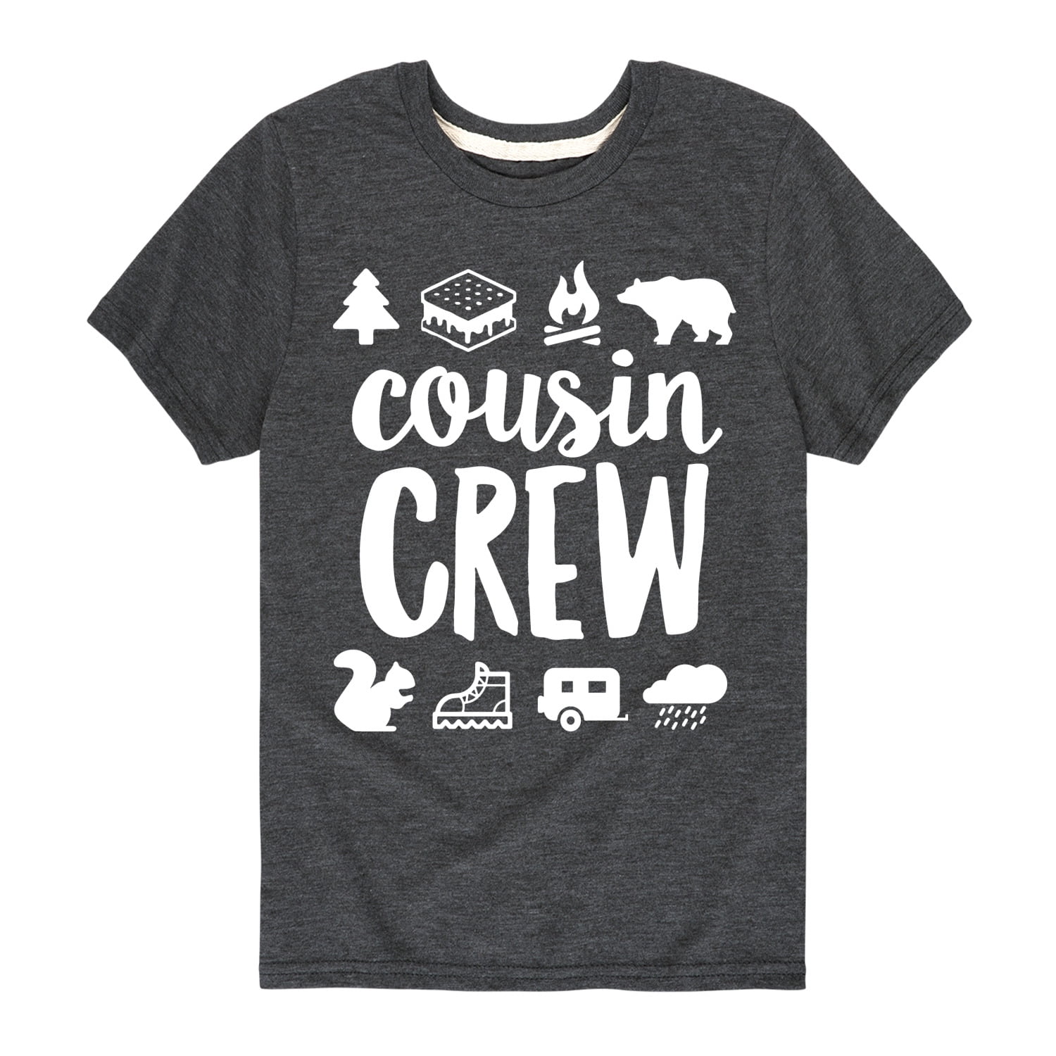 Instant Message - Cousin Crew Camp Design - Toddler And Youth Short Sleeve Graphic T-Shirt ...