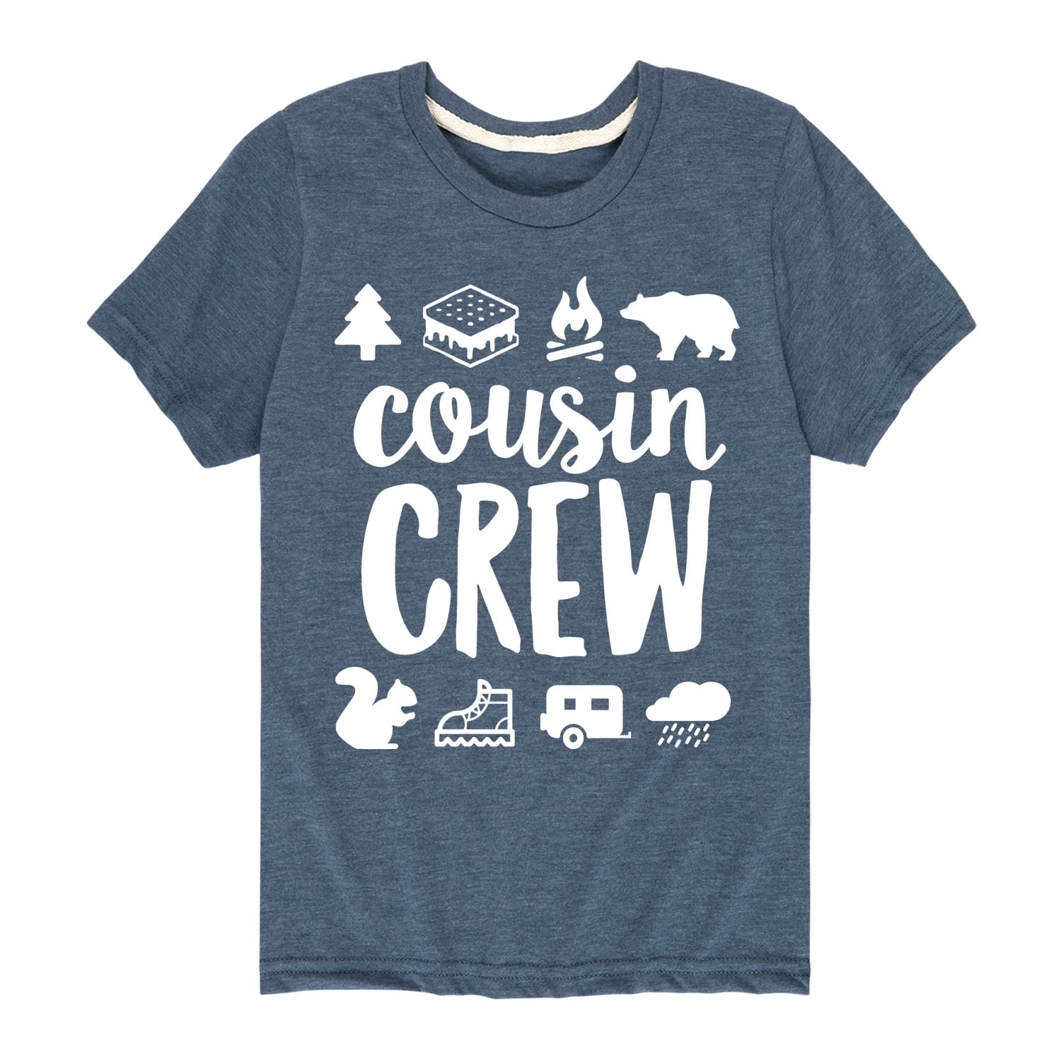 Instant Message - Cousin Crew Camp Design - Toddler And Youth Short Sleeve Graphic T-Shirt ...