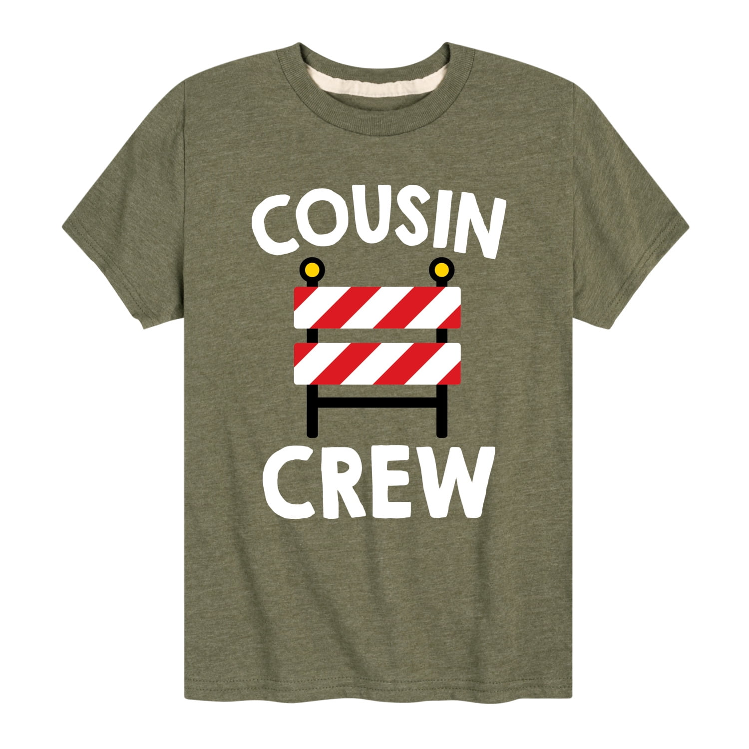 Instant Message - Cousin Crew Construction - Toddler And Youth Short Sleeve Graphic T-Shirt ...