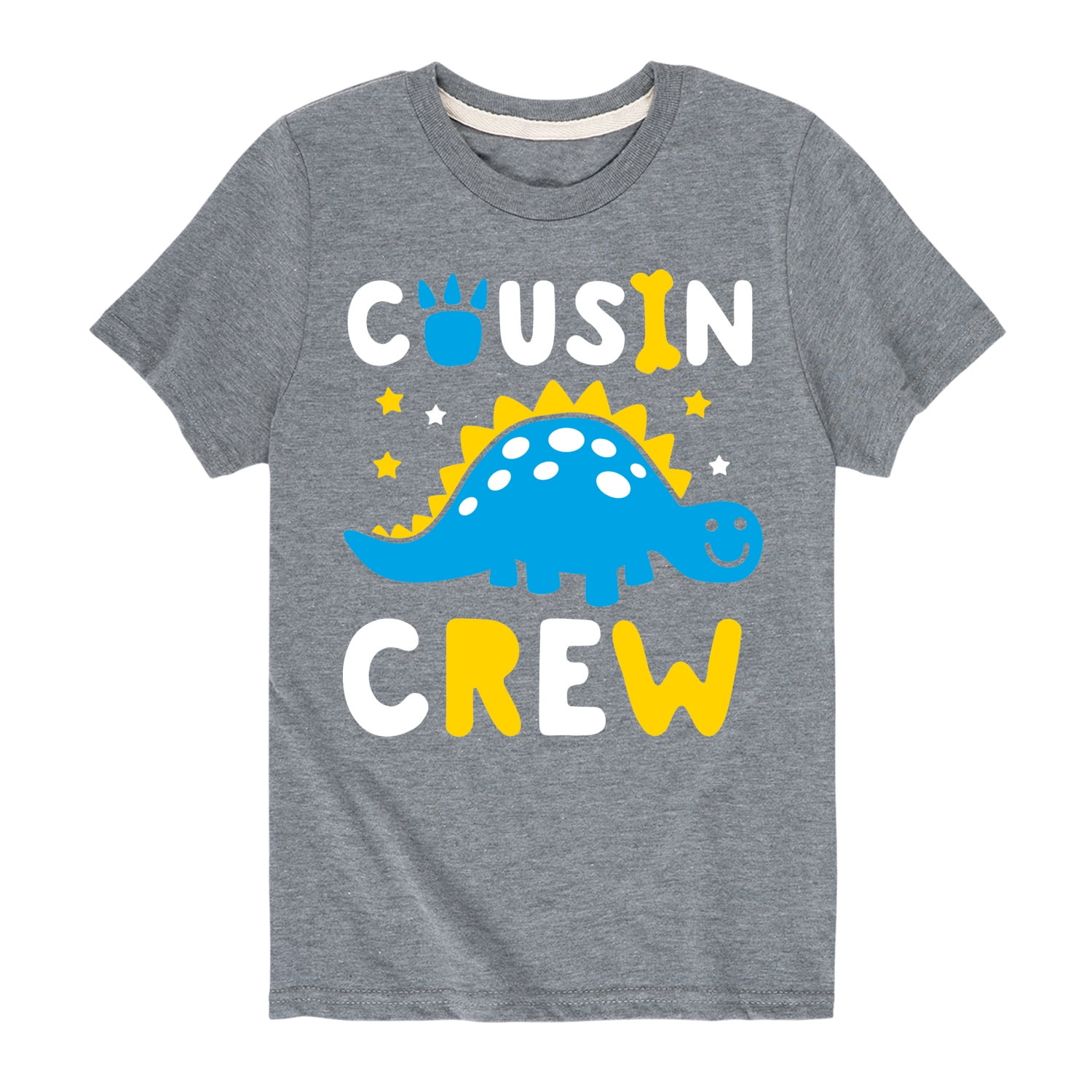 Instant Message - Cousin Crew Dinosaur Art - Toddler And Youth Short Sleeve Graphic T-Shirt ...