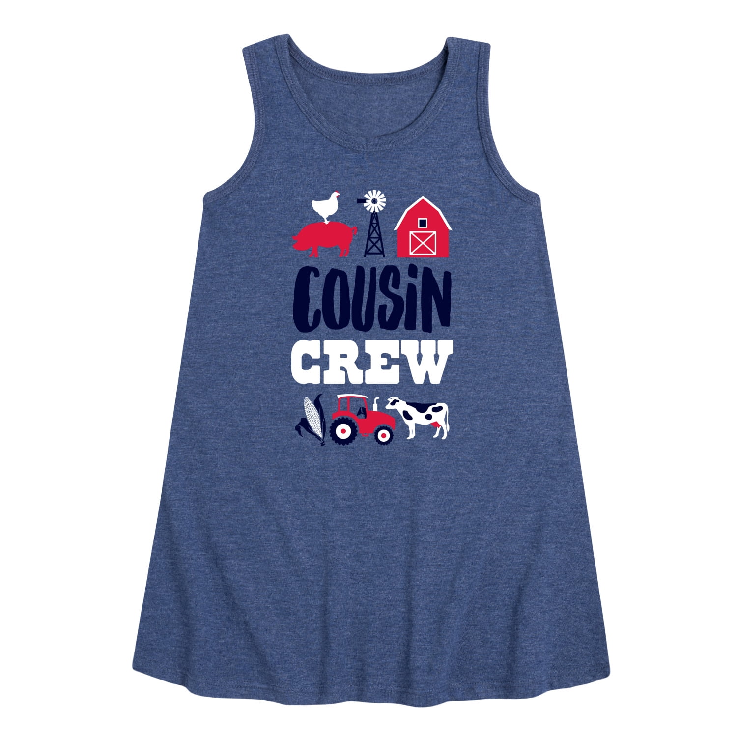 Instant Message - Cousin Crew Farm - Toddler & Youth Girls A-line Dress ...