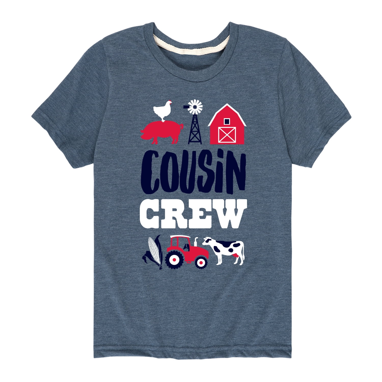 Instant Message - Cousin Crew Farm - Toddler & Youth Short Sleeve Graphic T-Shirt - Walmart.com