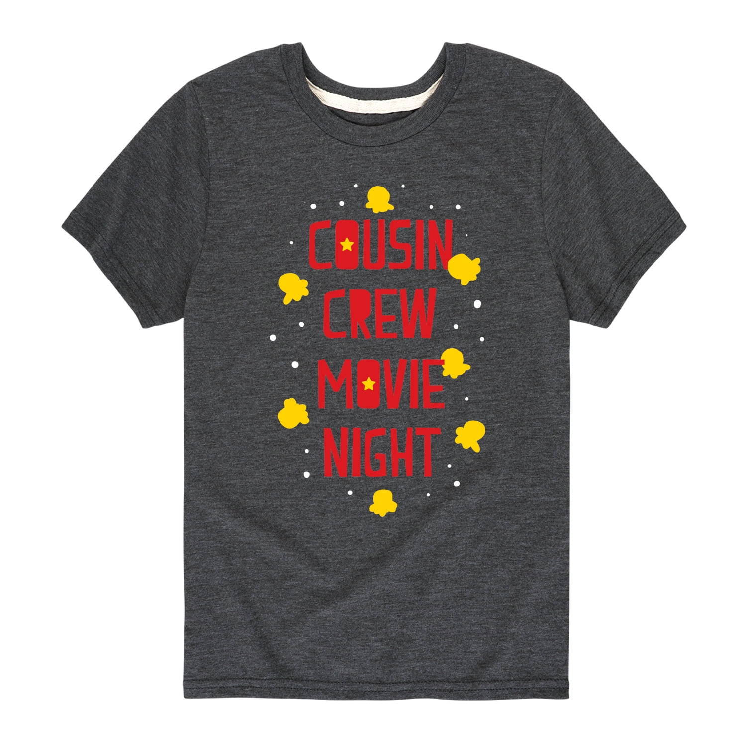 Instant Message - Cousin Crew Movie Night - Toddler And Youth Short Sleeve Graphic T-Shirt ...