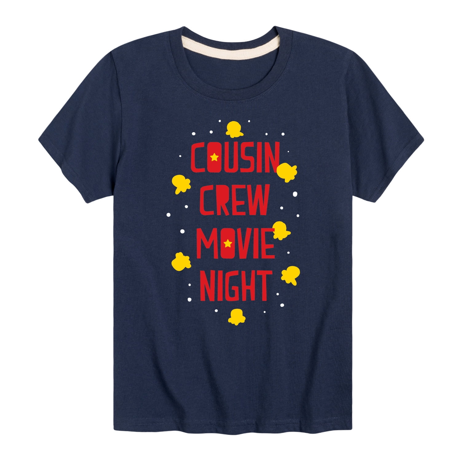 Instant Message - Cousin Crew Movie Night - Toddler And Youth Short Sleeve Graphic T-Shirt ...
