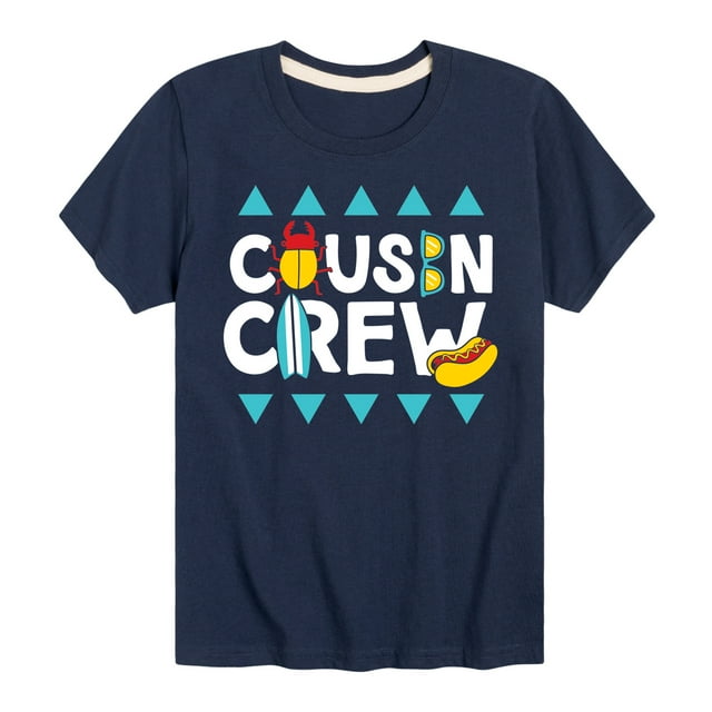 Instant Message - Cousin Crew Summer Design - Toddler And Youth Short Sleeve Graphic T-Shirt ...