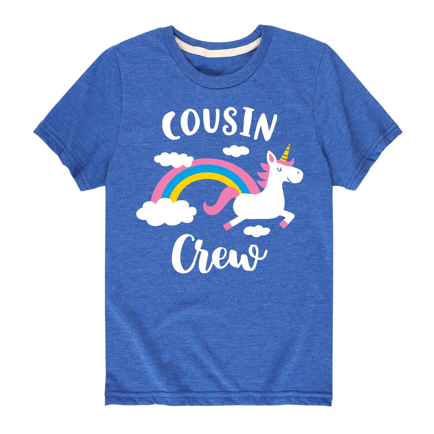 Instant Message - Cousin Crew Unicorn Art - Toddler And Youth Short Sleeve Graphic T-Shirt ...