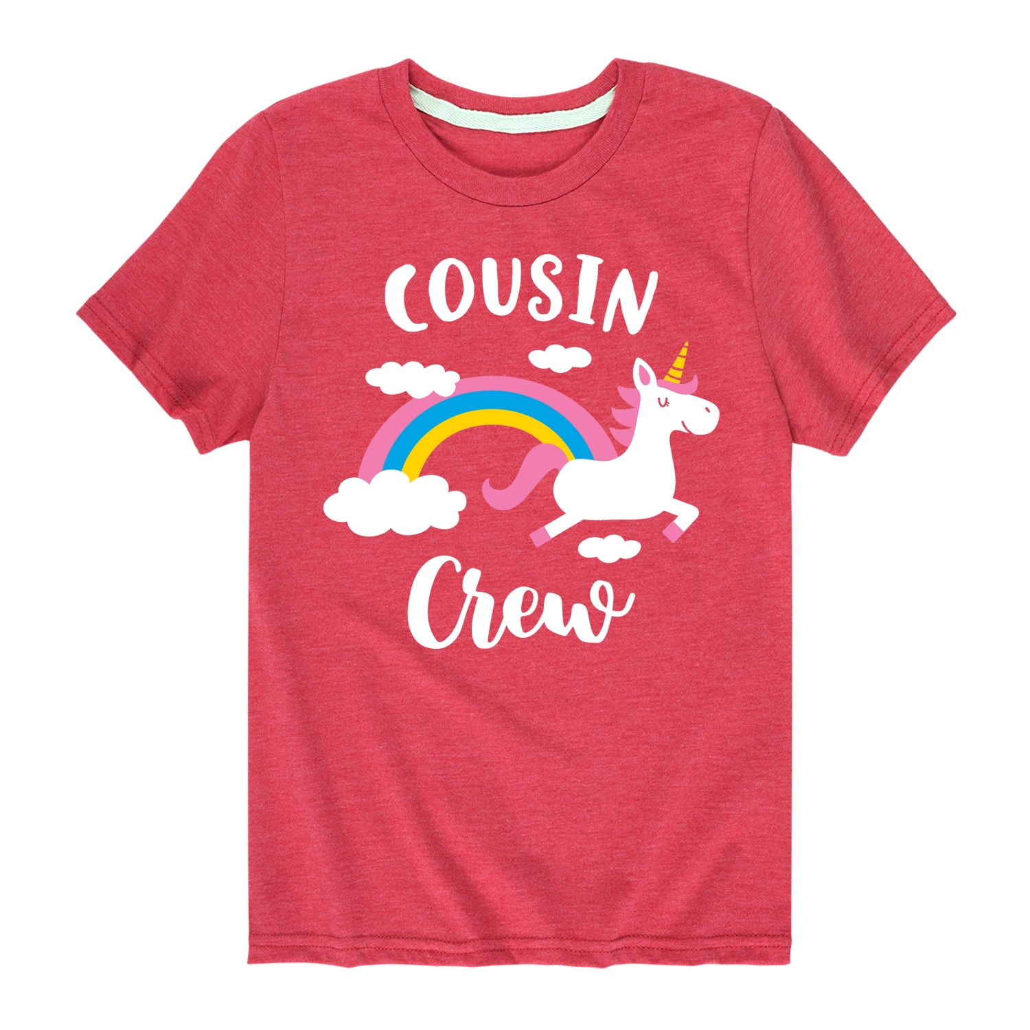 Instant Message - Cousin Crew Unicorn Art - Toddler And Youth Short Sleeve Graphic T-Shirt ...