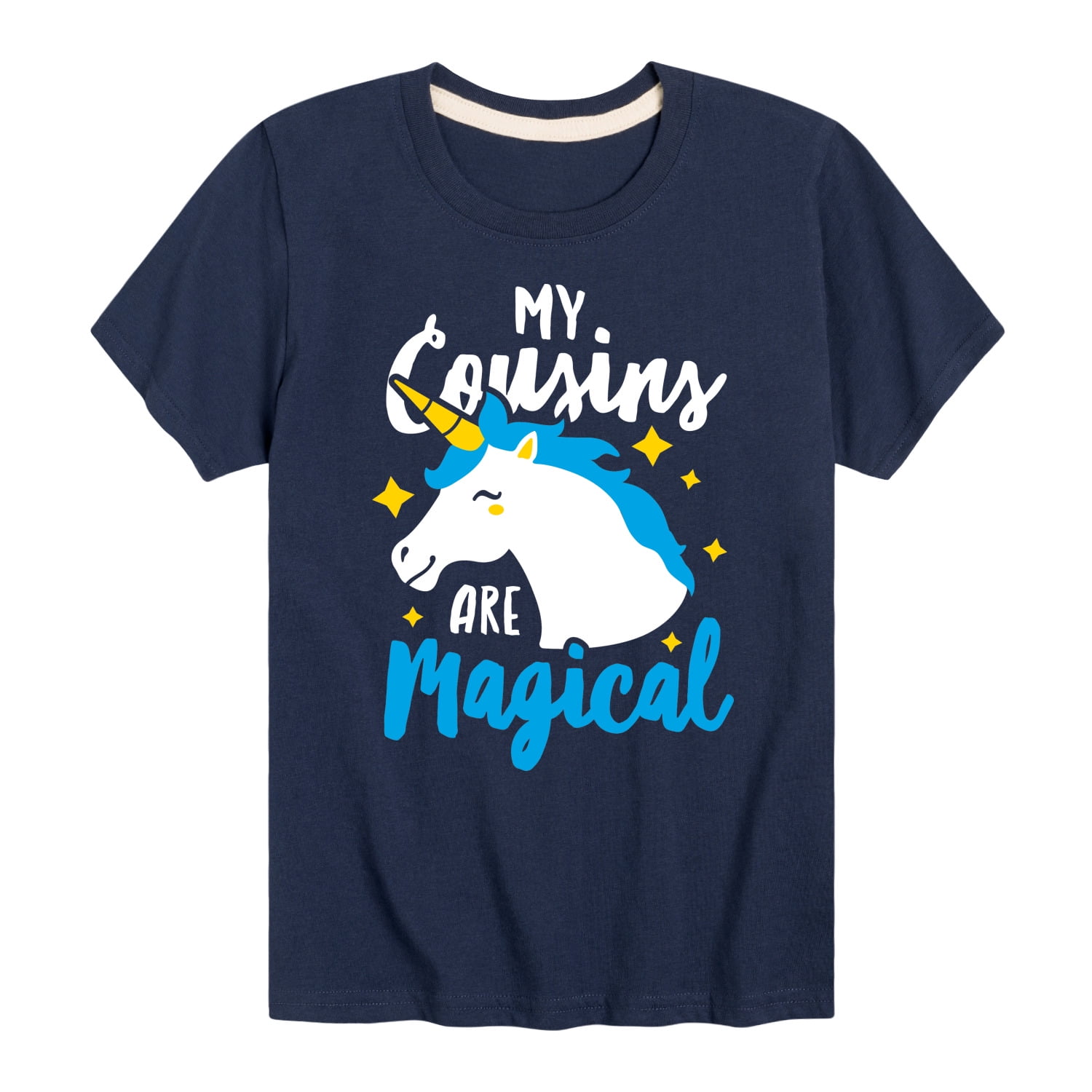 Instant Message - Cousins Are Magical - Toddler And Youth Short Sleeve Graphic T-Shirt - Walmart.com