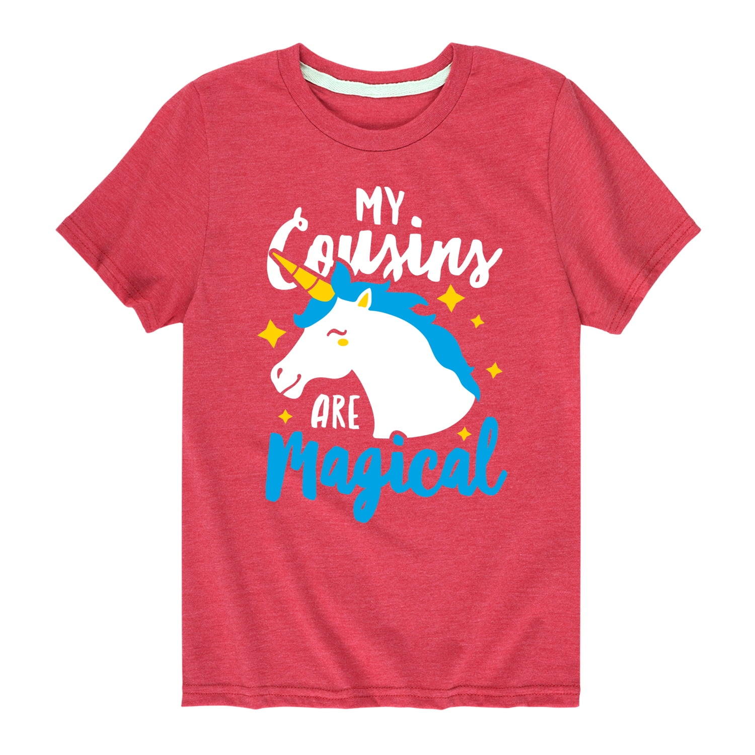 Instant Message - Cousins Are Magical - Toddler And Youth Short Sleeve Graphic T-Shirt - Walmart.com