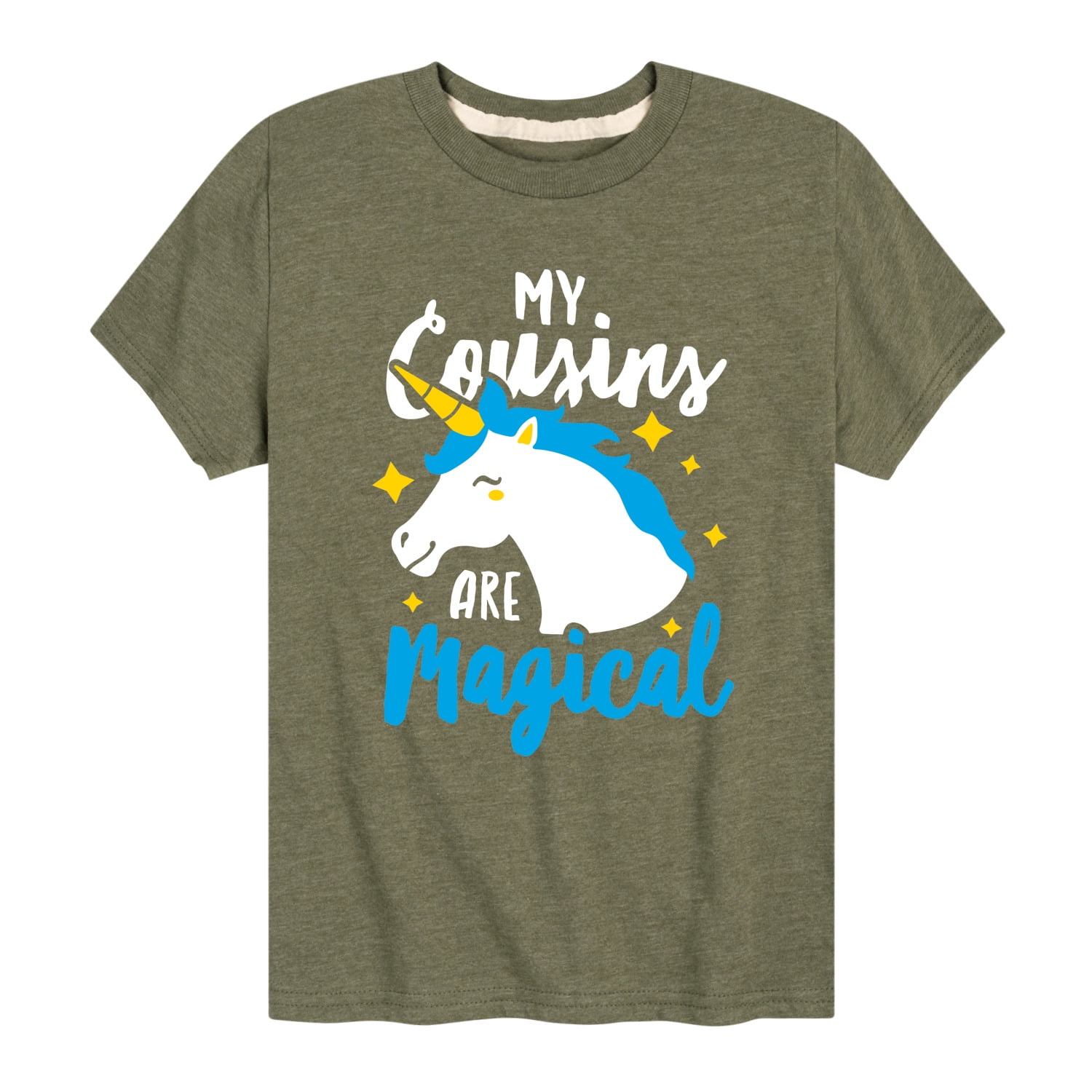 Instant Message - Cousins Are Magical - Toddler And Youth Short Sleeve Graphic T-Shirt - Walmart.com