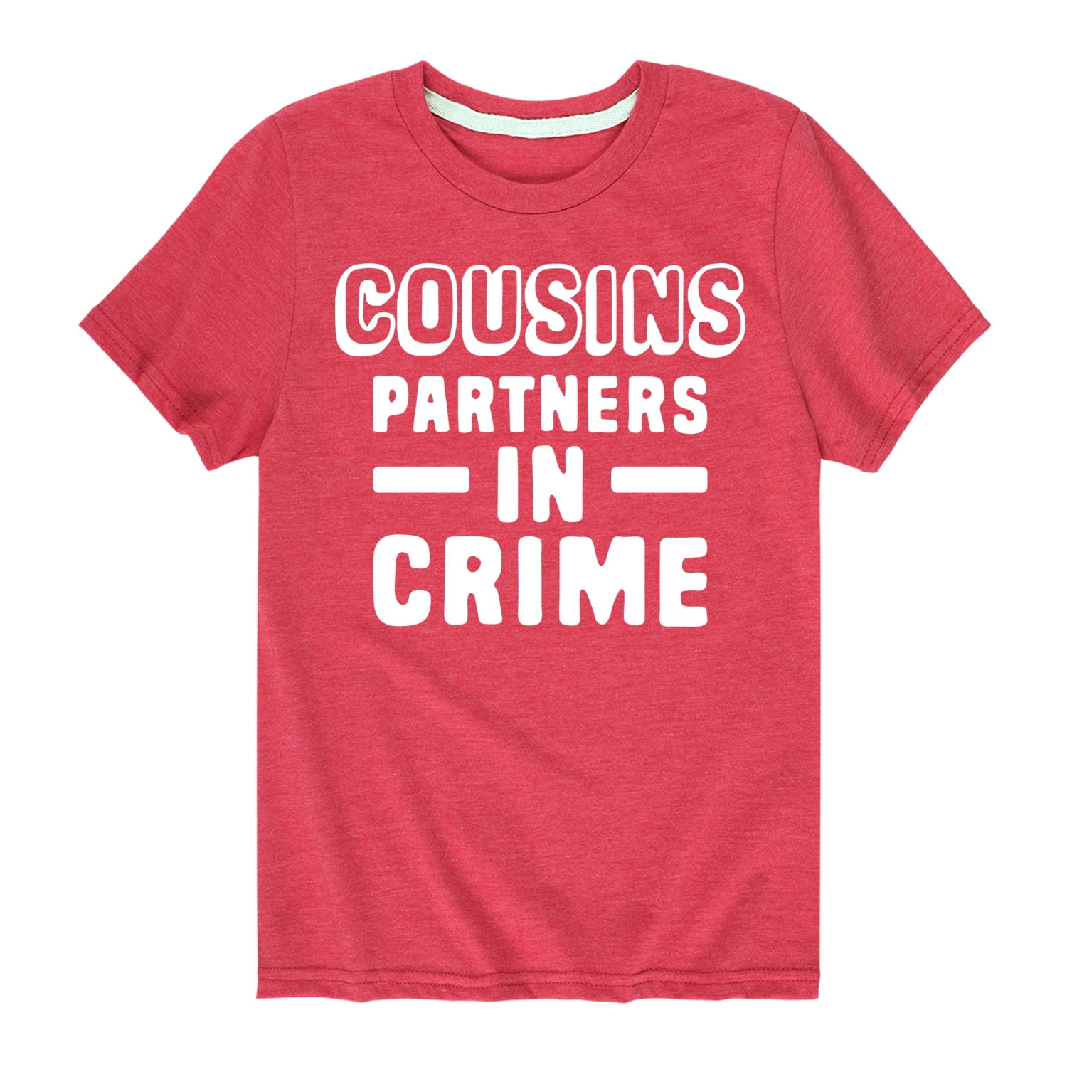 Instant Message - Cousins Partners In Crime - Toddler And Youth Short Sleeve Graphic T-Shirt ...