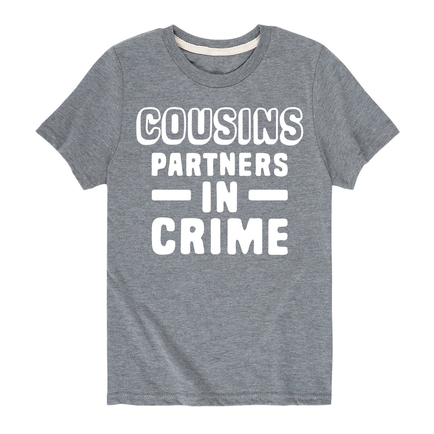 Instant Message - Cousins Partners In Crime - Toddler And Youth Short Sleeve Graphic T-Shirt ...