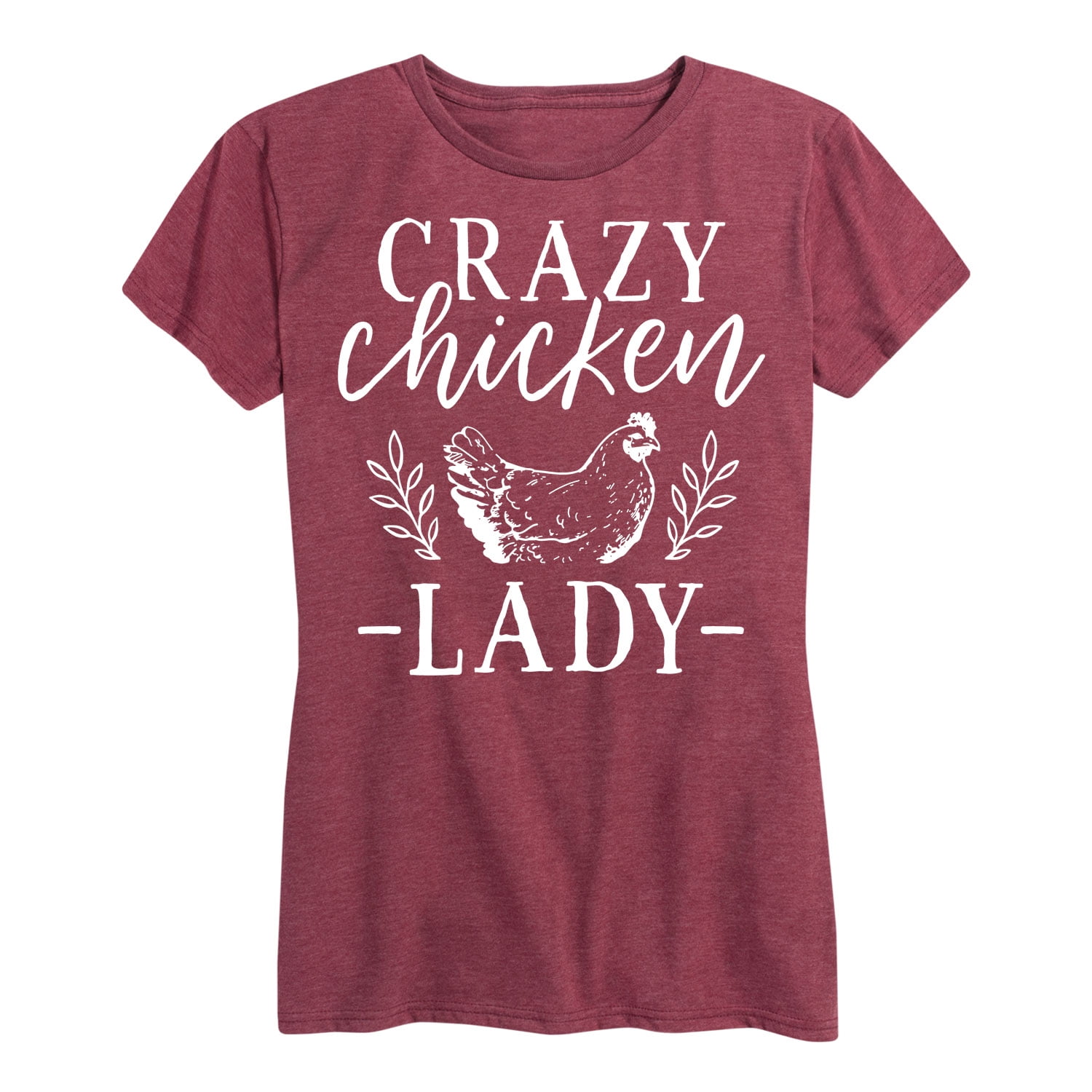 Instant Message Women's Short Sleeve Graphic T-Shirt - Crazy Chicken ...