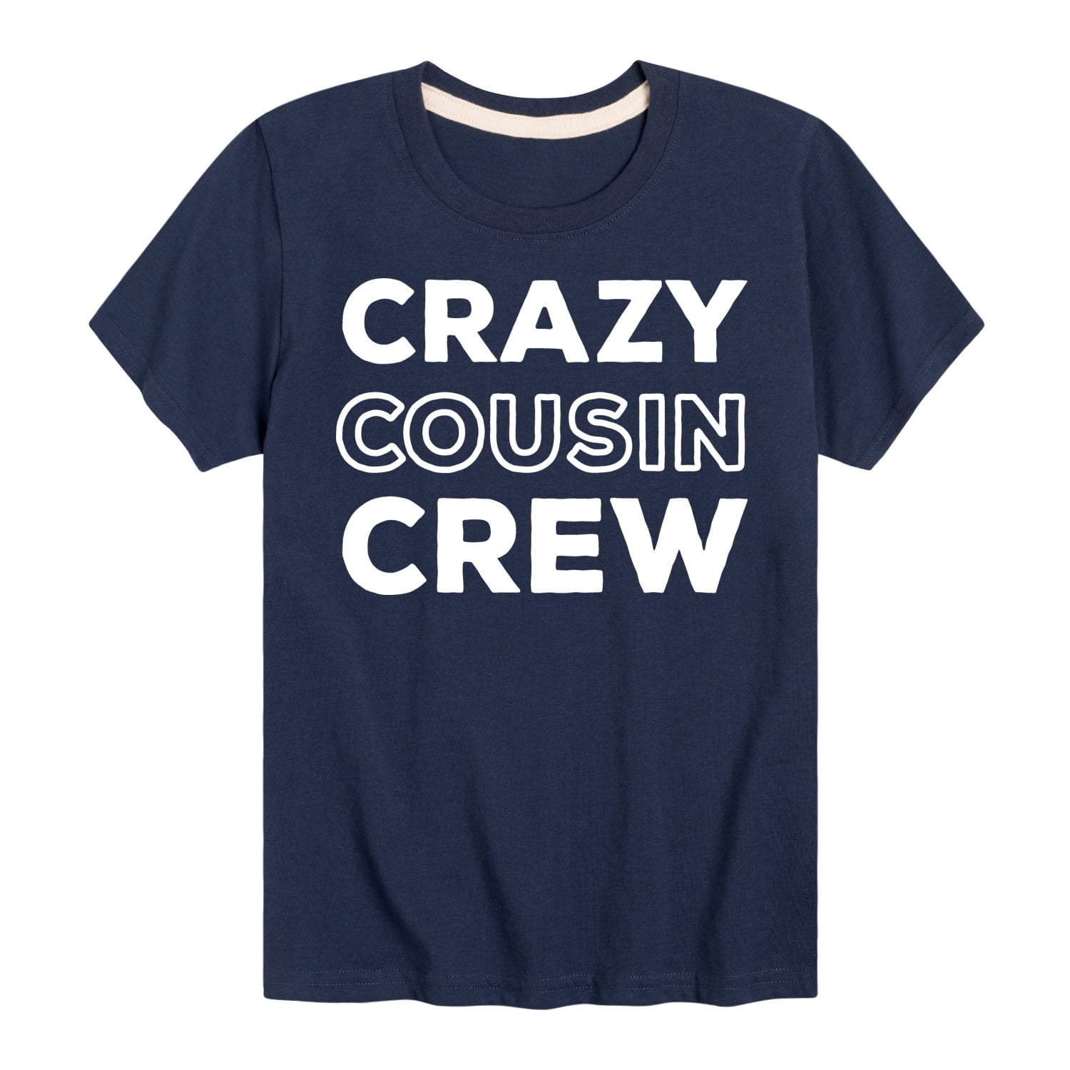 Instant Message - Crazy Cousin Crew - Toddler And Youth Short Sleeve Graphic T-Shirt - Walmart.com