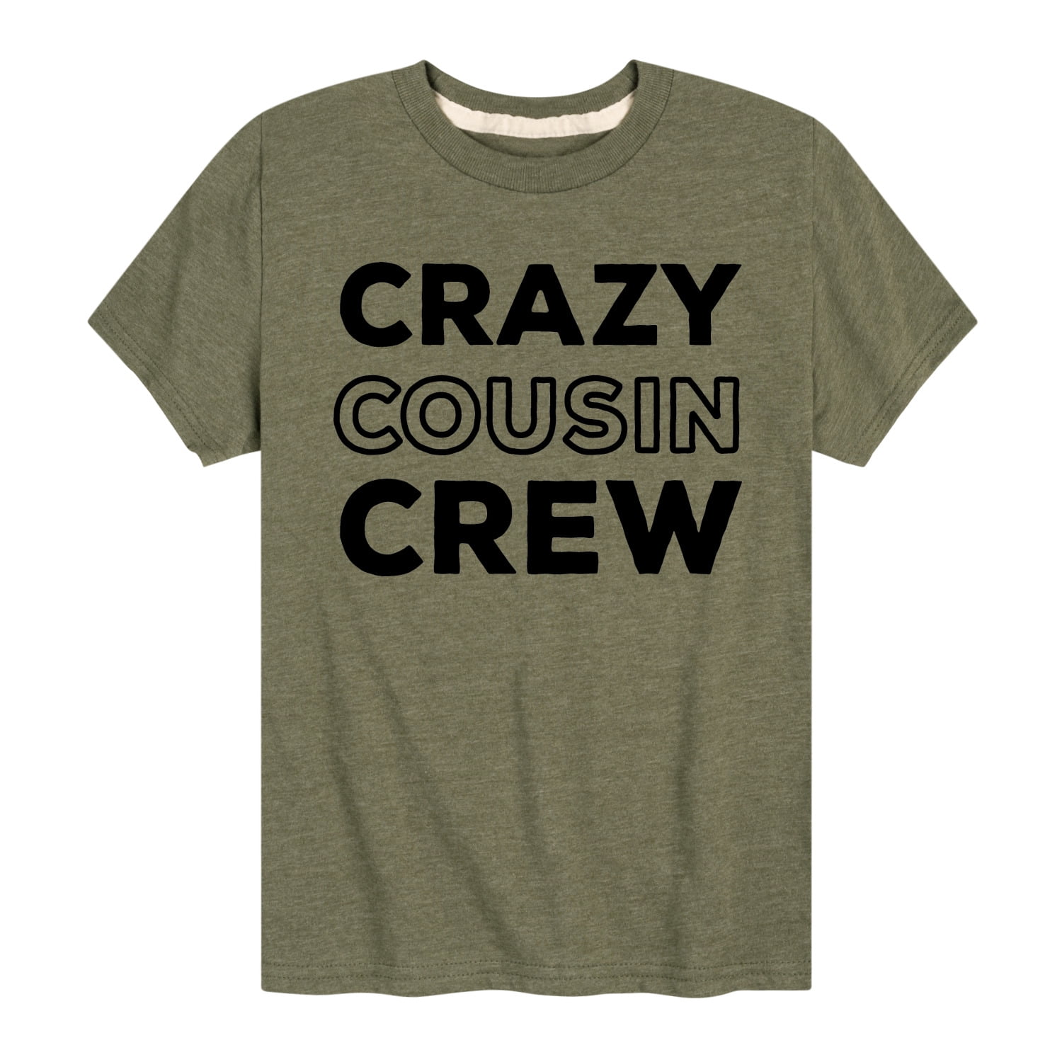 Instant Message - Crazy Cousin Crew - Toddler And Youth Short Sleeve Graphic T-Shirt - Walmart.com