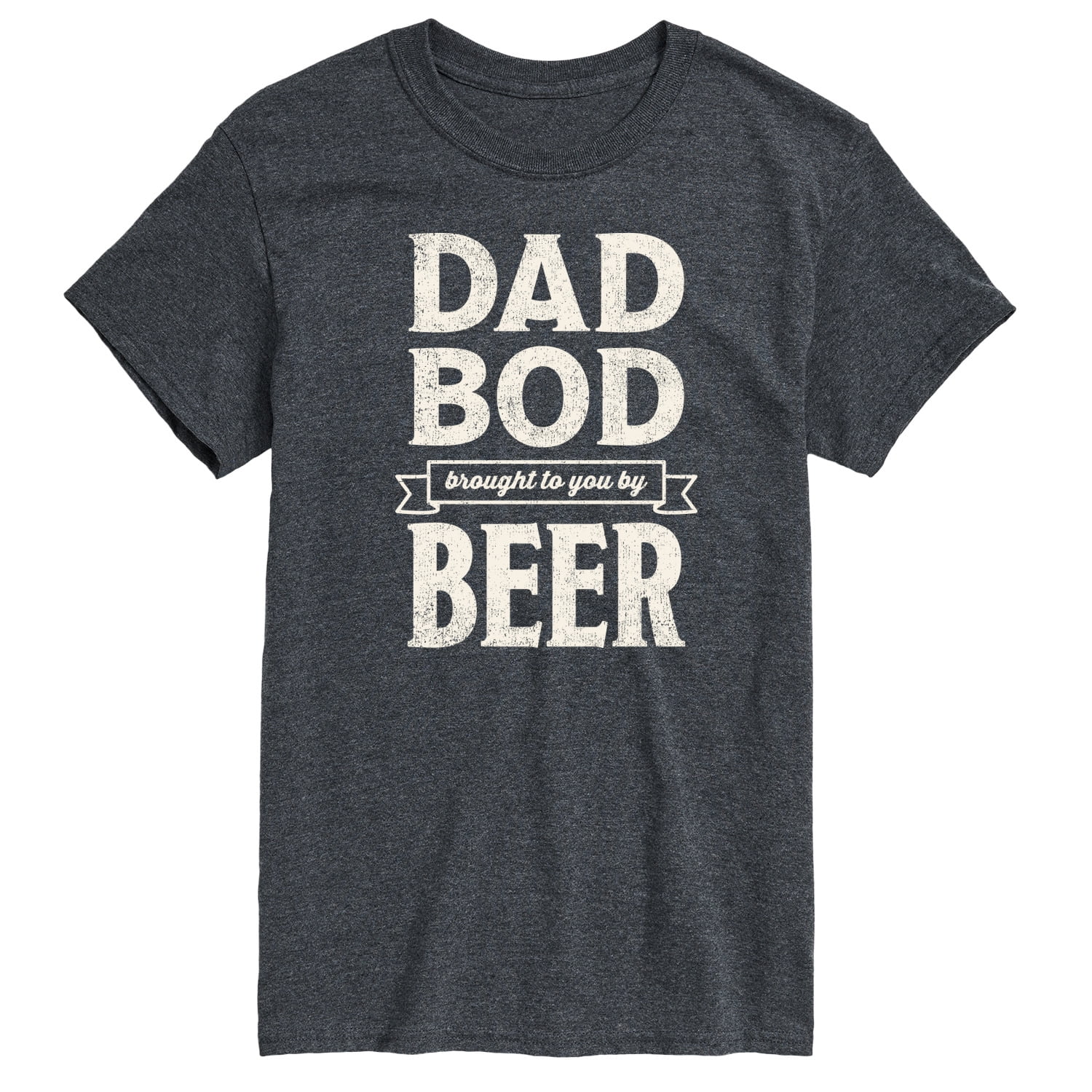 Instant Message - Dad Bod By Beer - Men's Short Sleeve Graphic T-Shirt ...