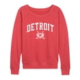 Instant Message - Detroit Hockey - Women's French Terry Long Sleeve ...