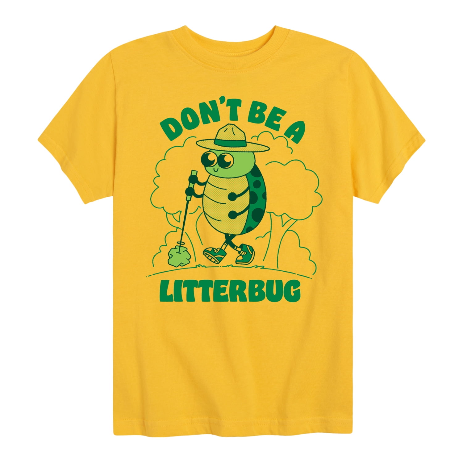 Instant Message - Don't Be A Litterbug - Toddler And Youth Short Sleeve ...