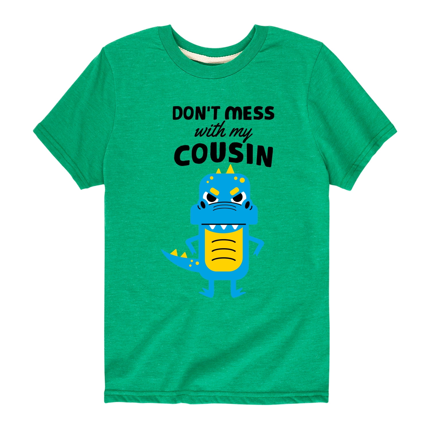 Instant Message - Don't Mess With Cousin - Toddler And Youth Short Sleeve Graphic T-Shirt ...