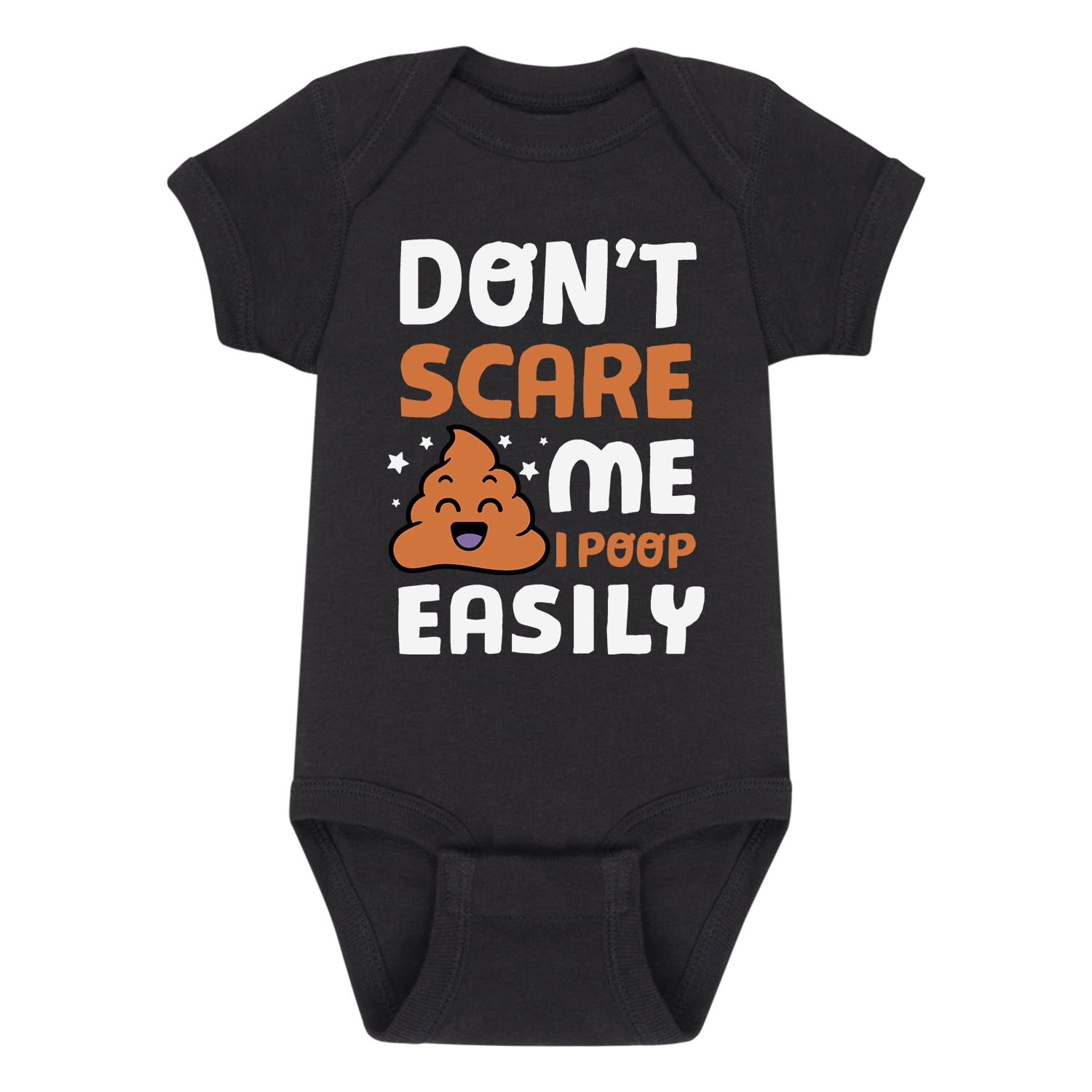 Instant Message - Don't Scare Me Poop - Infant Baby One Piece - Walmart.com