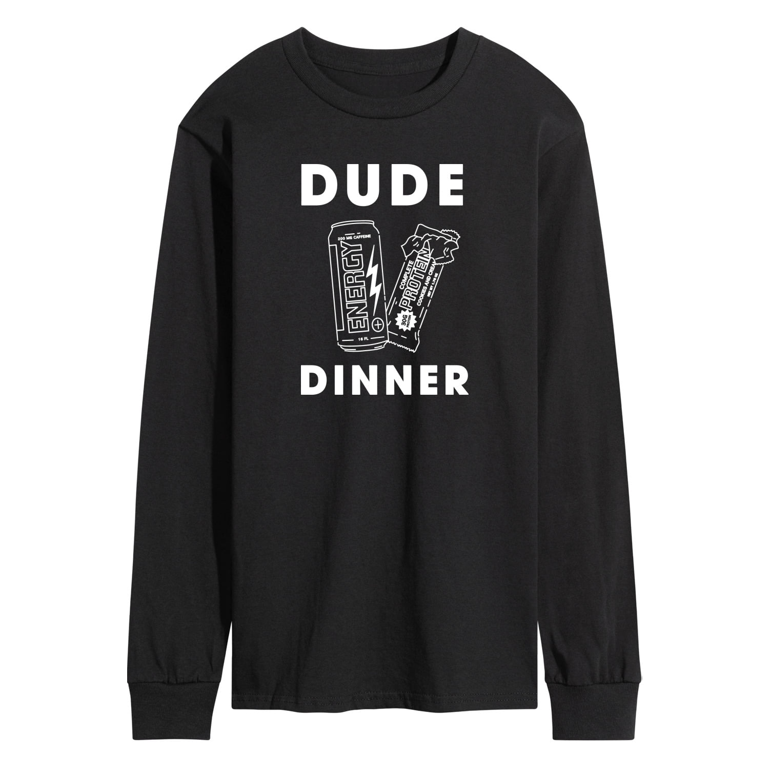 Instant Message - Dude Dinner Energy Drink Protein Bar - Men's Long ...