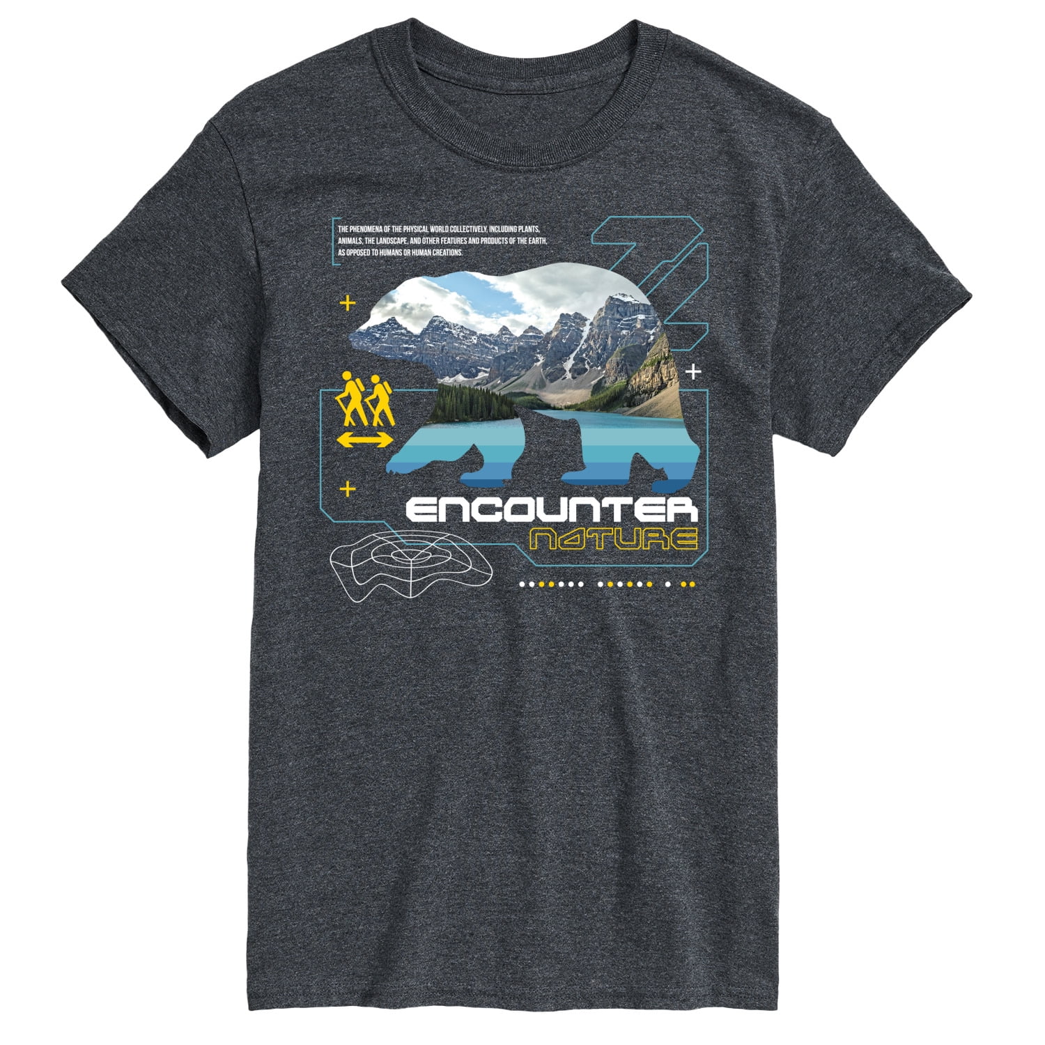Instant Message - Encounter Nature - Men's Short Sleeve Graphic T-Shirt ...