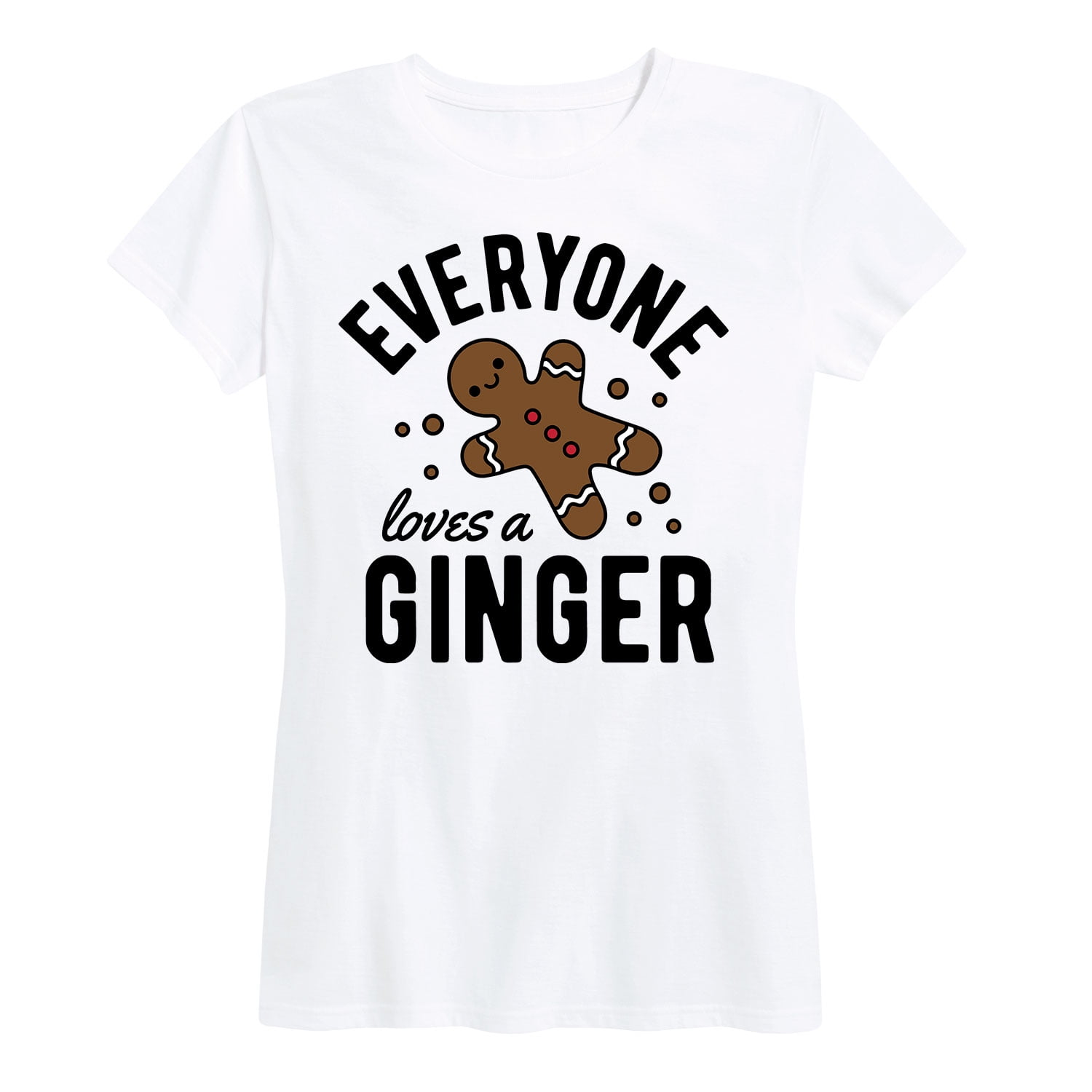 Instant Message - Everyone Loves Gingerbread Man - Women's Short Sleeve ...