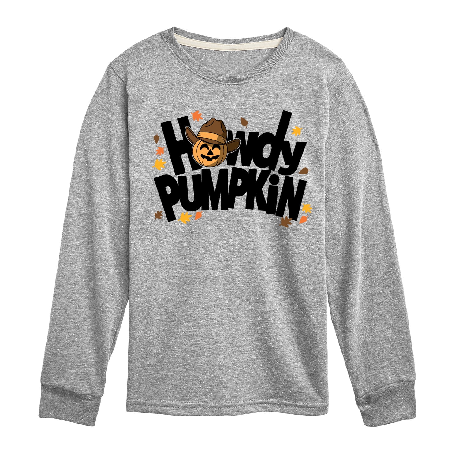 Instant Message - Fall - Howdy Pumpkin - Toddler & Youth Long Sleeve ...