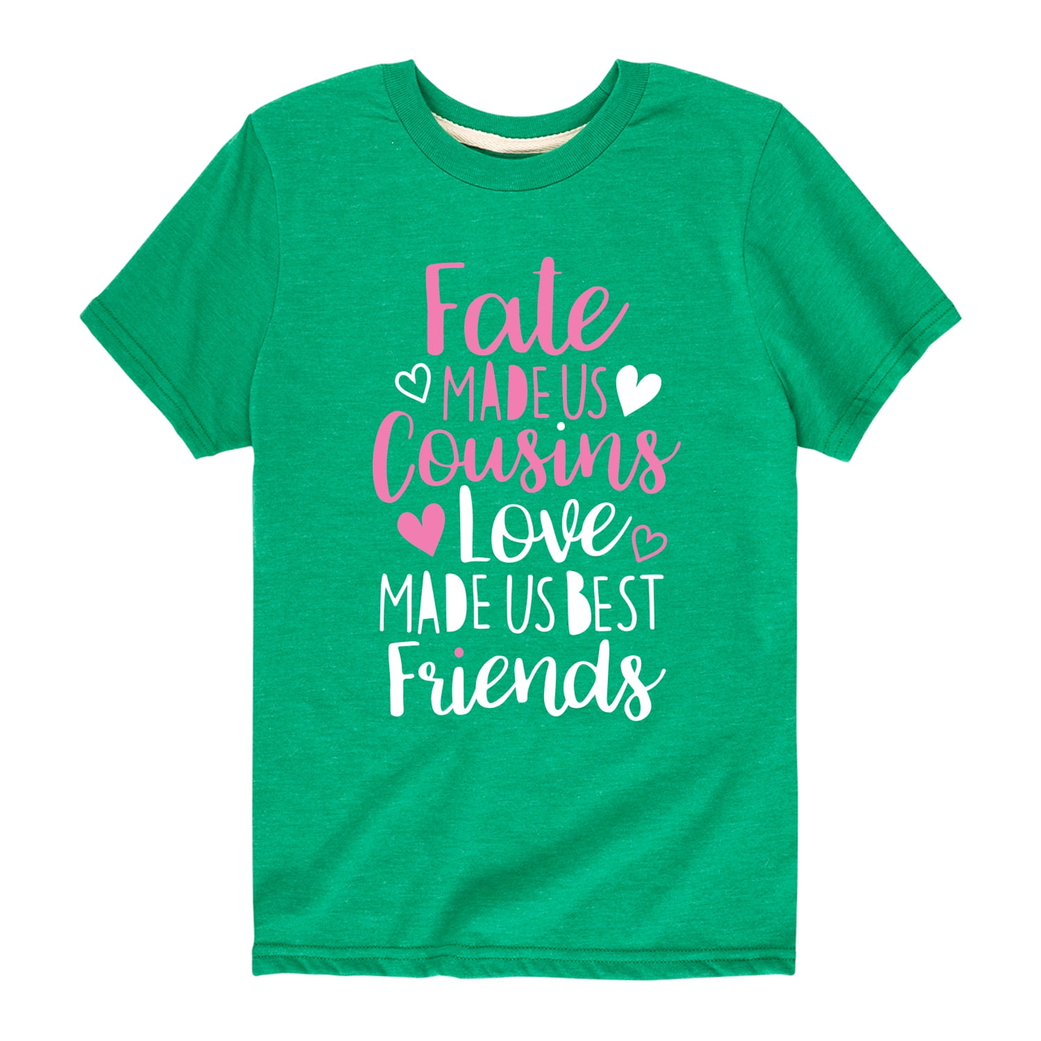 Instant Message - Fate Made Us Cousins - Toddler And Youth Short Sleeve Graphic T-Shirt ...