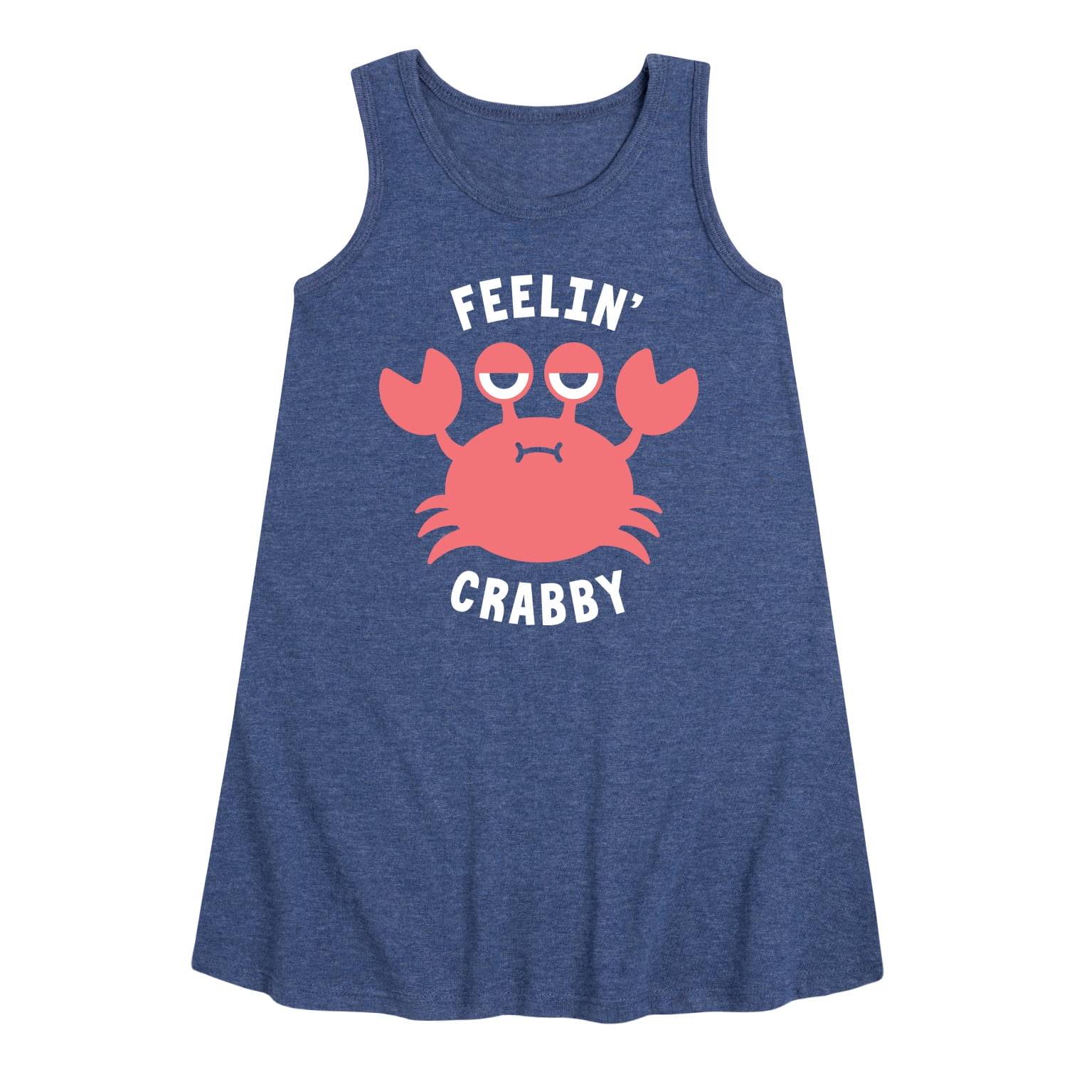 Instant Message - Feelin Crabby - Toddler & Youth Girls A-line Dress ...