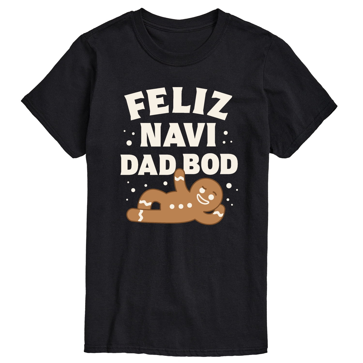 Instant Message - Feliz Navi Dad Bod - Men's Short Sleeve Graphic T ...