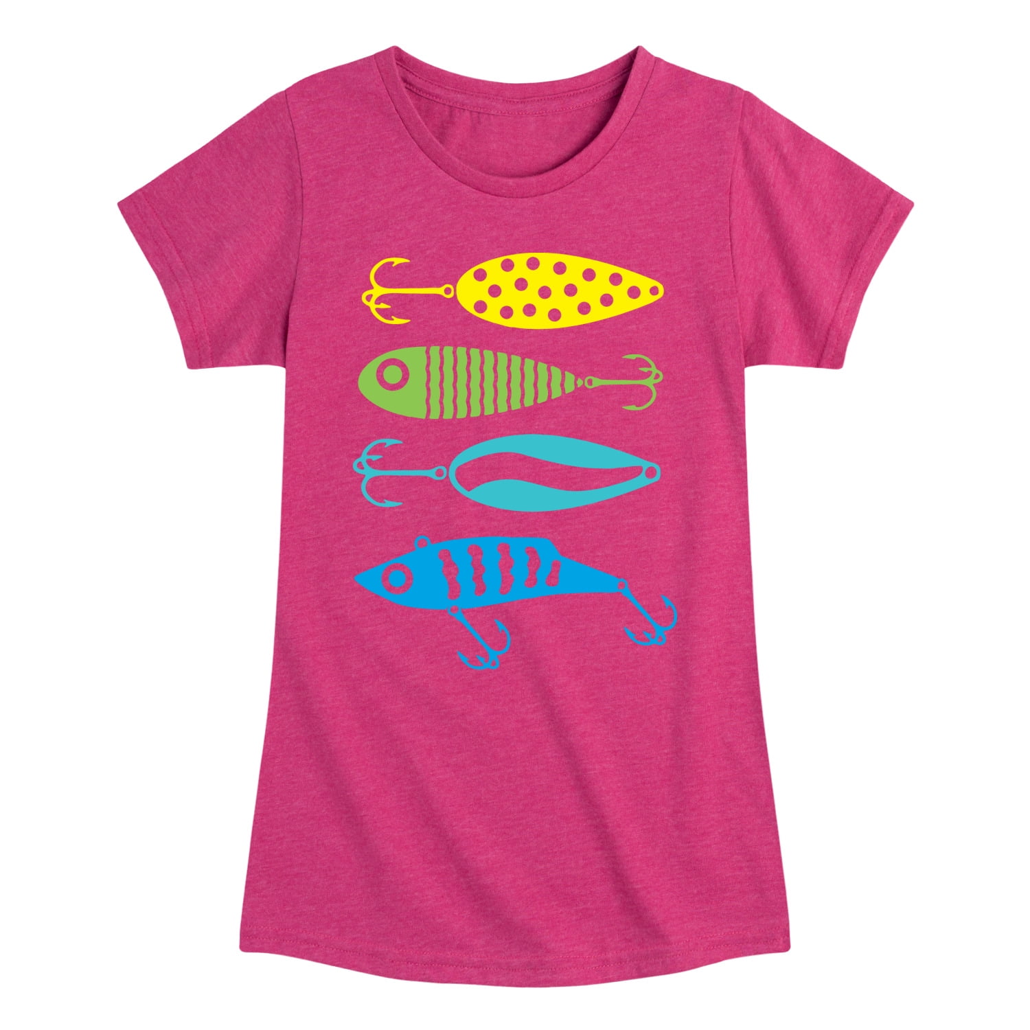 Instant Message - Fishing Lures - Toddler And Youth Girls Short Sleeve ...