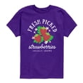 Instant Message - Fresh Picked Strawberries - Youth Boys Short Sleeve ...