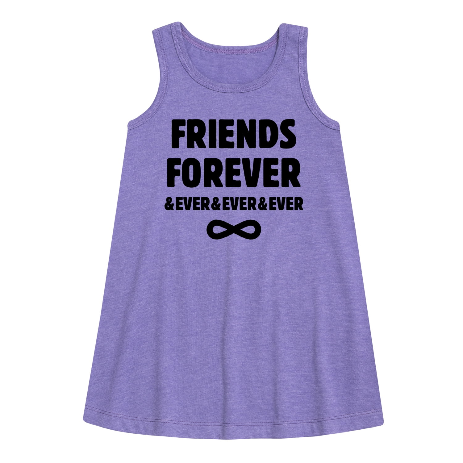 Instant Message - Friends Forever And Ever - Girls Aline Dress ...