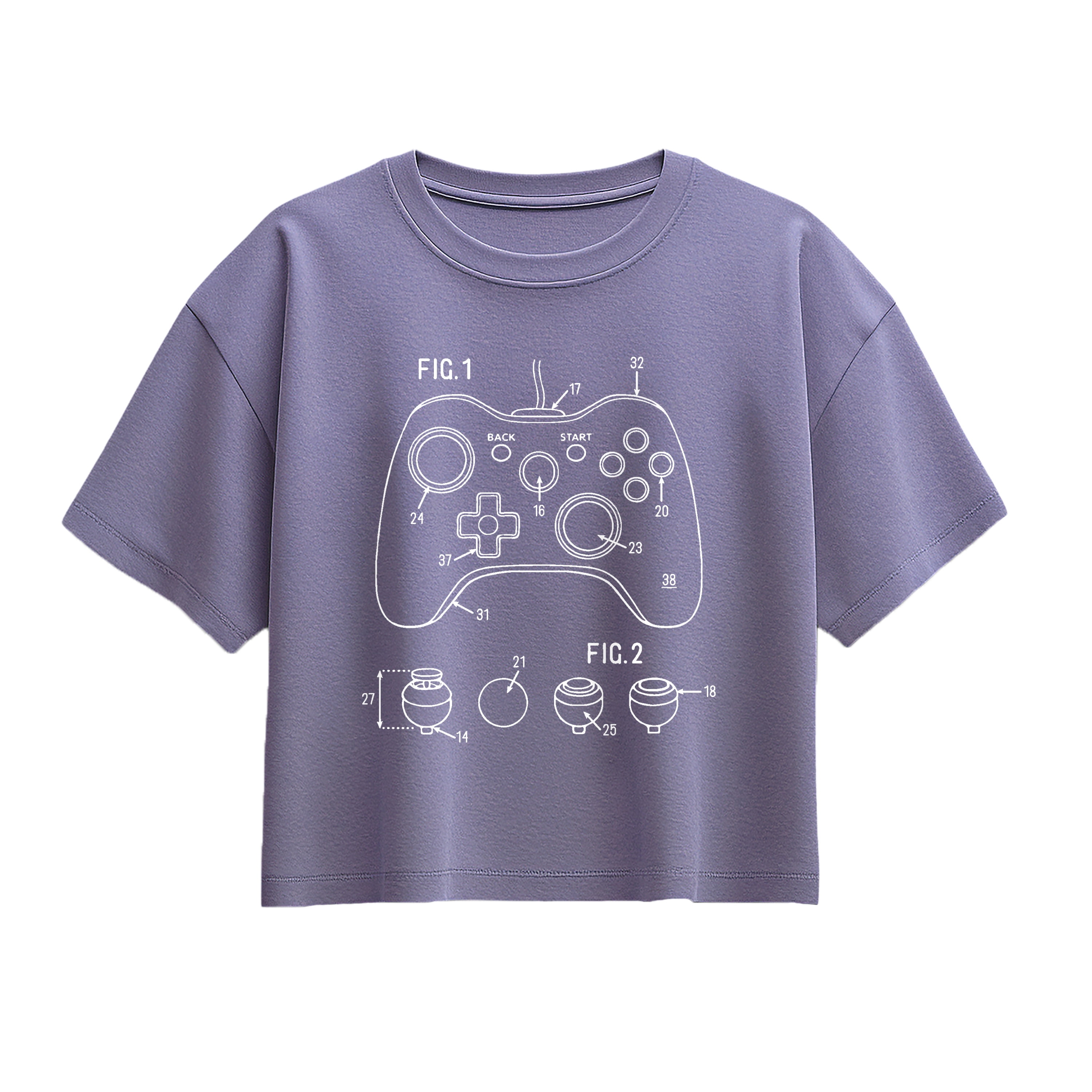 Instant Message - Game Controller Rendering - Youth Girl Short Sleeve ...