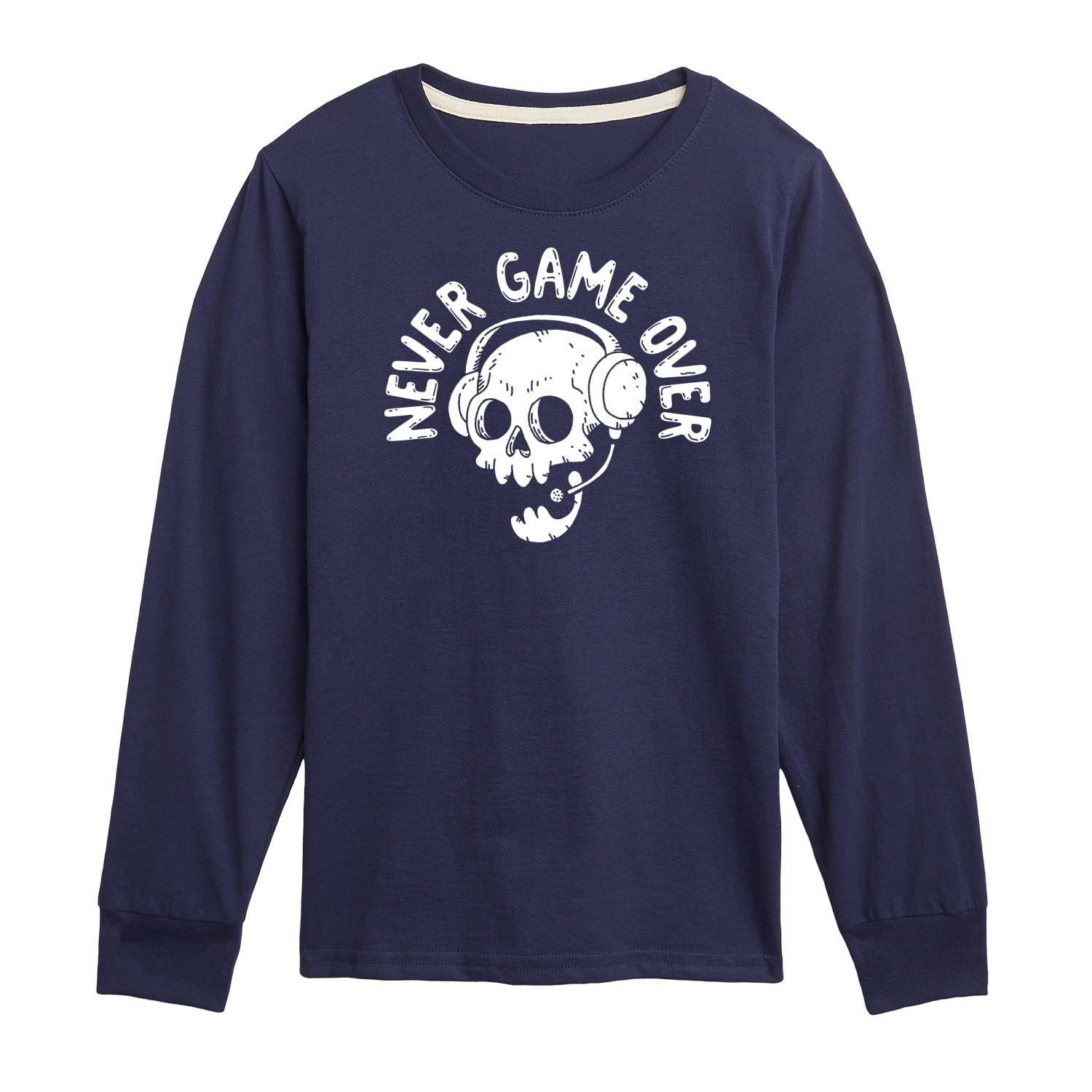 Instant Message - Gamer - Never Game Over - Toddler & Youth Long Sleeve ...