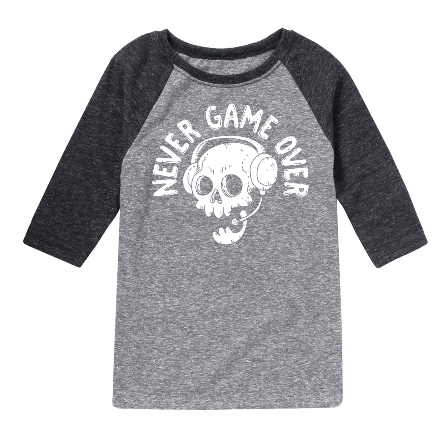 Instant Message - Gamer - Never Game Over - Toddler & Youth Raglan ...