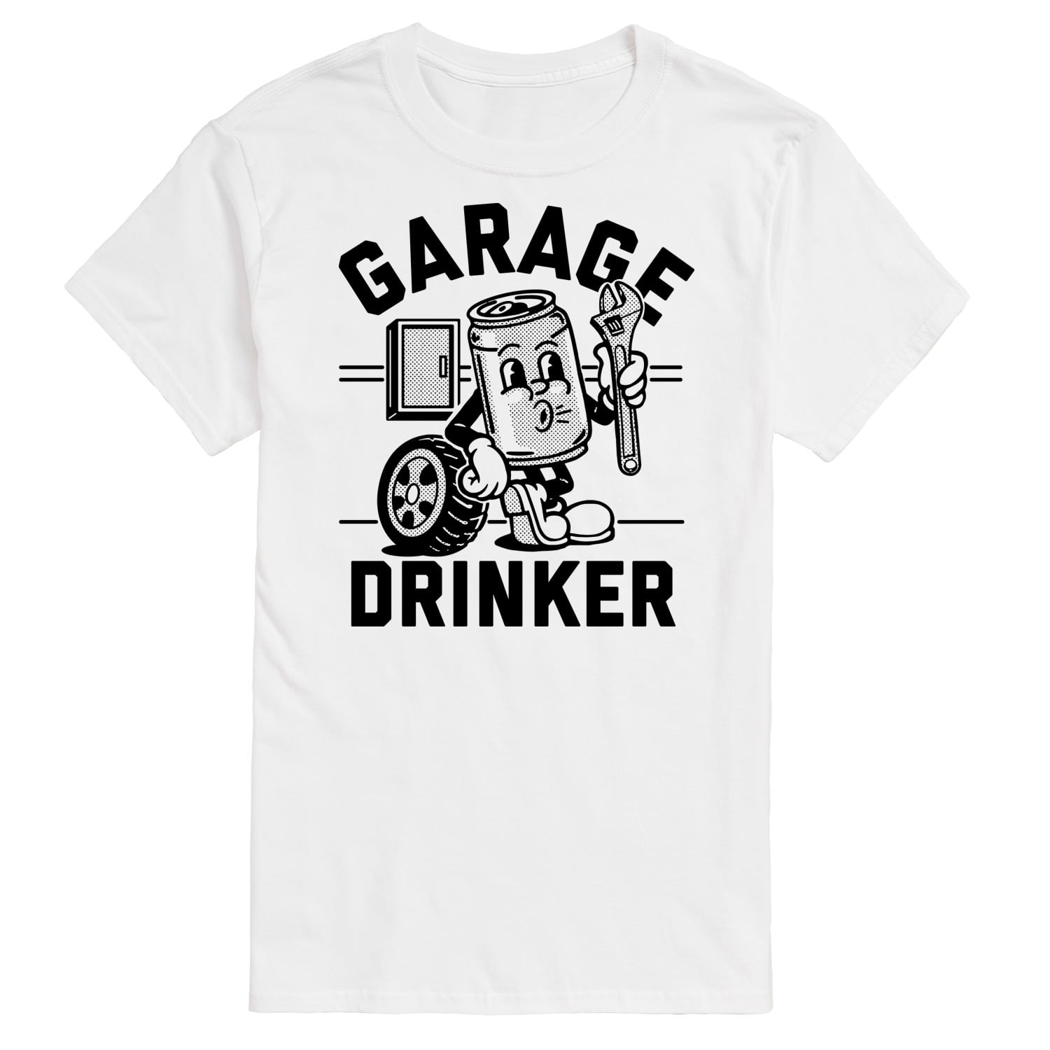 Instant Message - Garage Drinker - Men's Short Sleeve Graphic T-Shirt ...