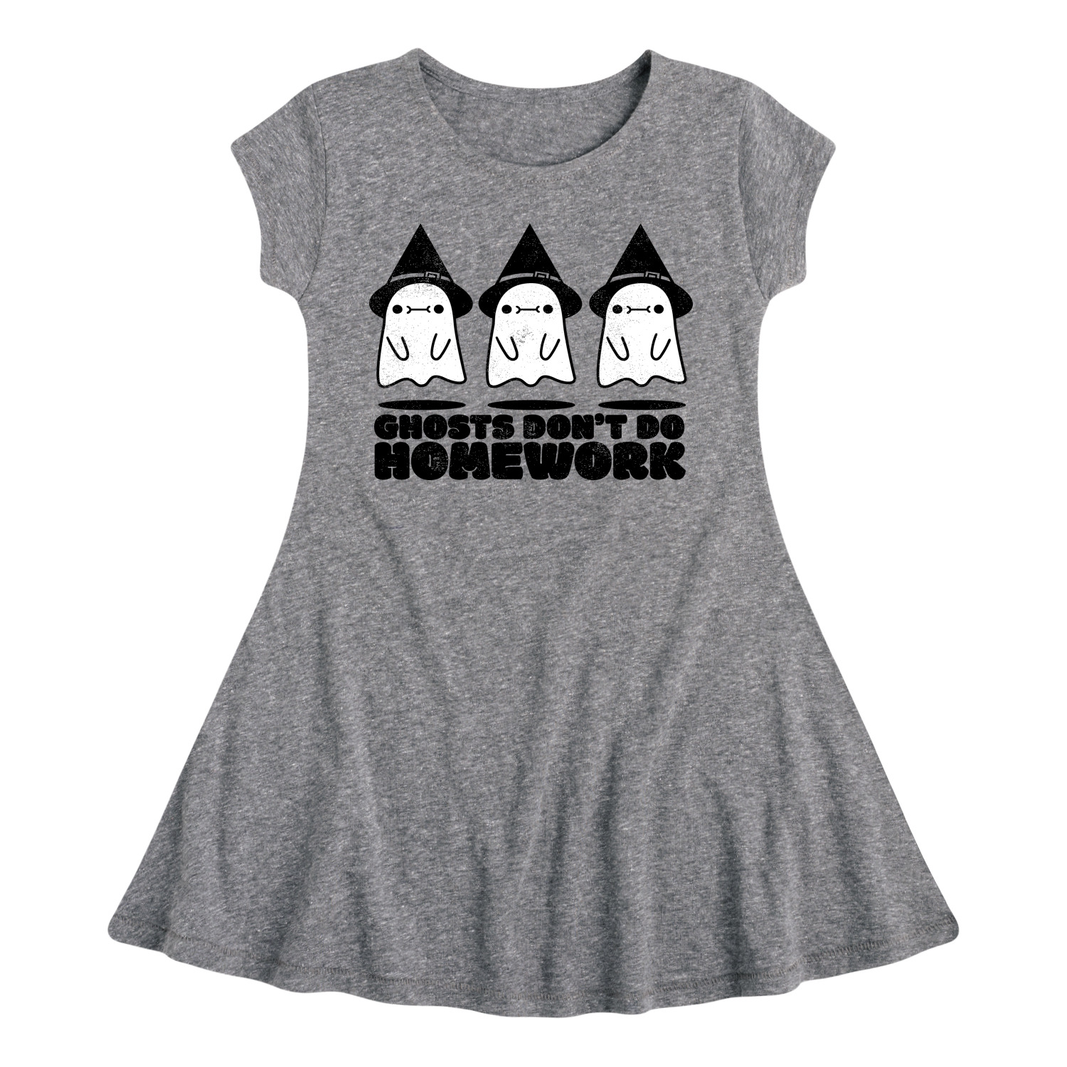Instant Message - Ghosts Dont Do Homework - Toddler & Youth Girls Fit ...