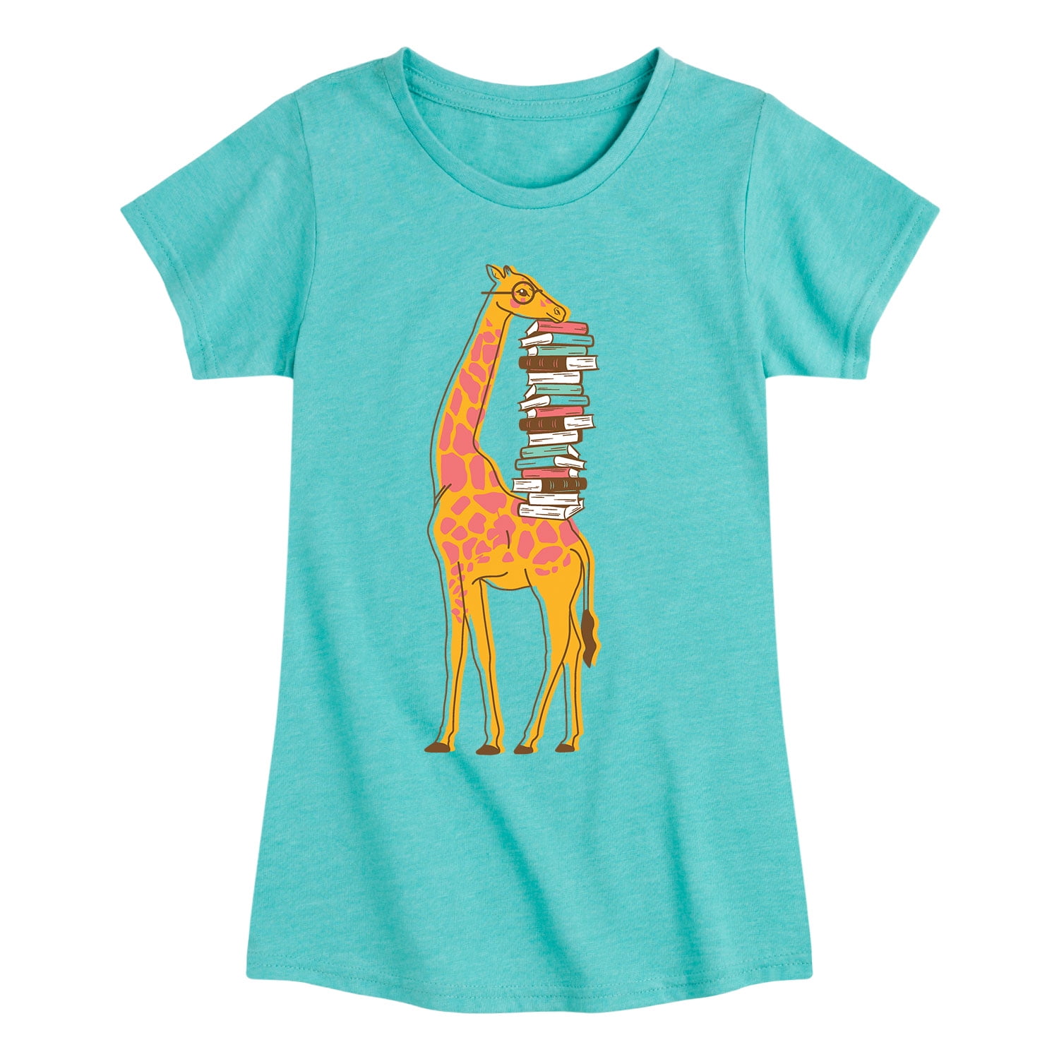 Instant Message - Giraffe Carrying Books - Toddler And Youth Girls ...