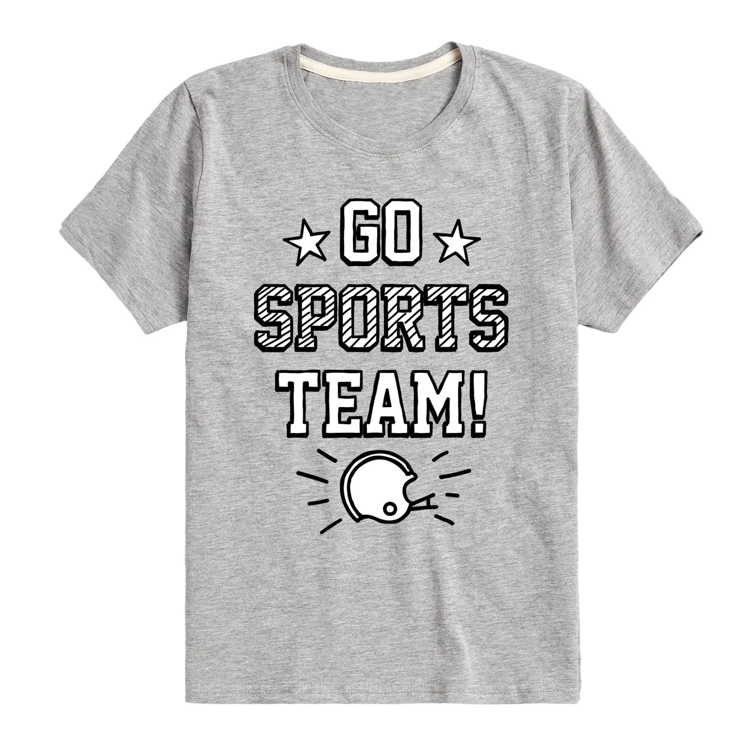 Instant Message - Go Sports Team - Toddler & Youth Short Sleeve Graphic ...