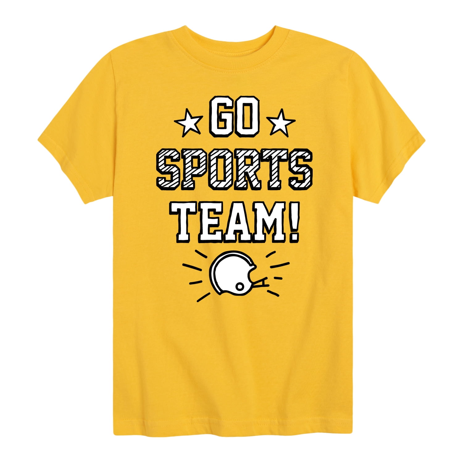 Instant Message - Go Sports Team - Toddler & Youth Short Sleeve Graphic ...