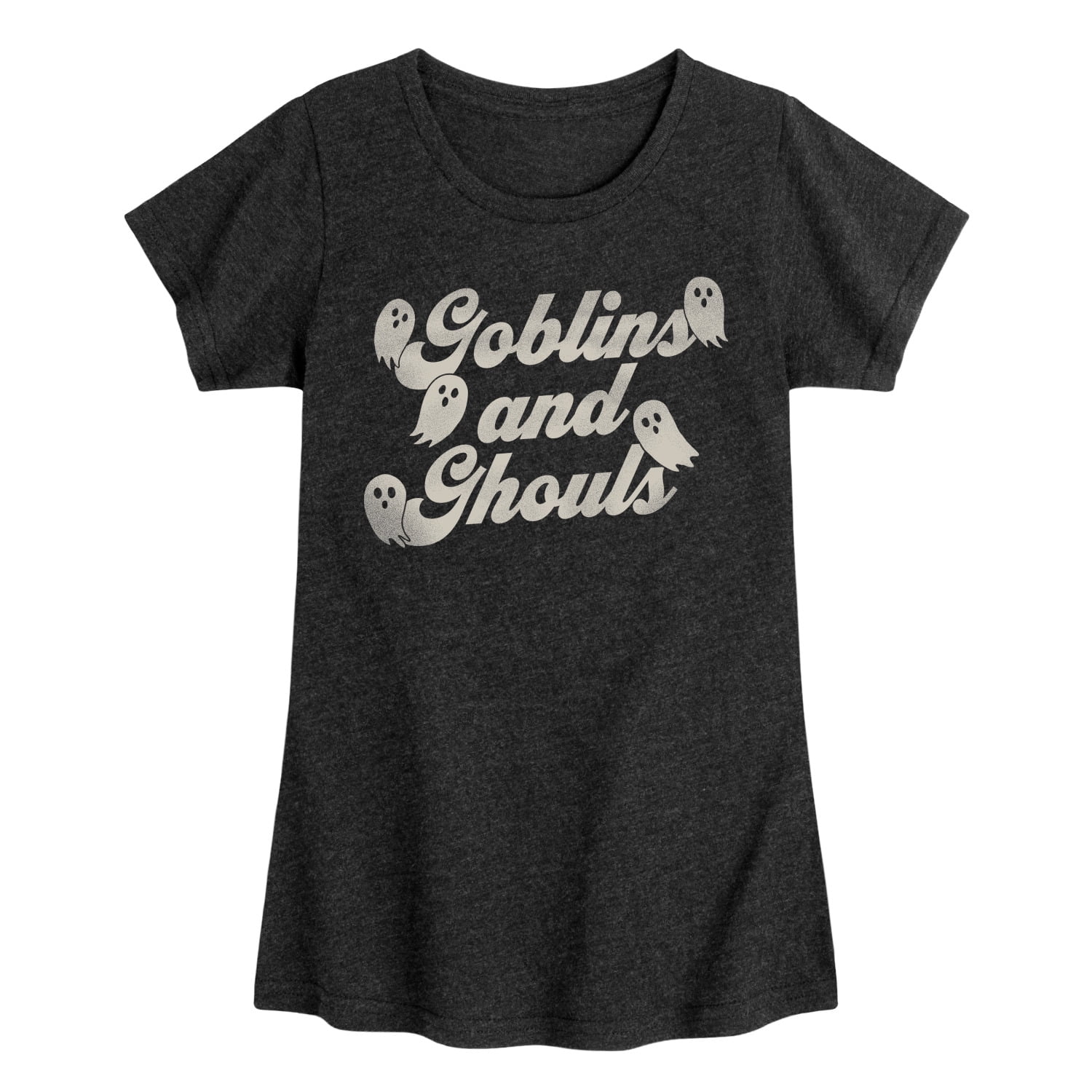 Instant Message - Goblins and Ghouls - Youth Girls Fitted Short Sleeve ...
