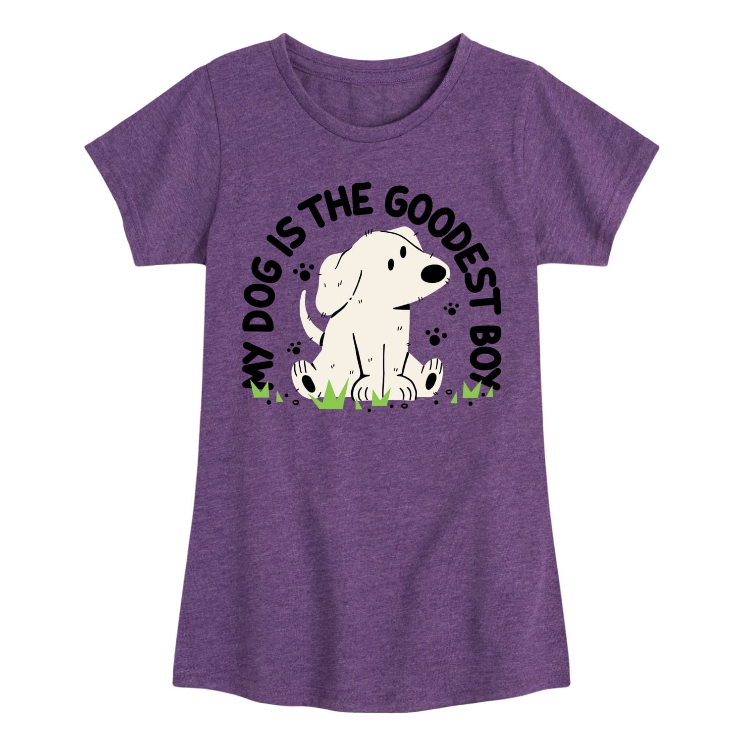 Instant Message - Goodest Boy - Toddler & Youth Girls Short Sleeve ...