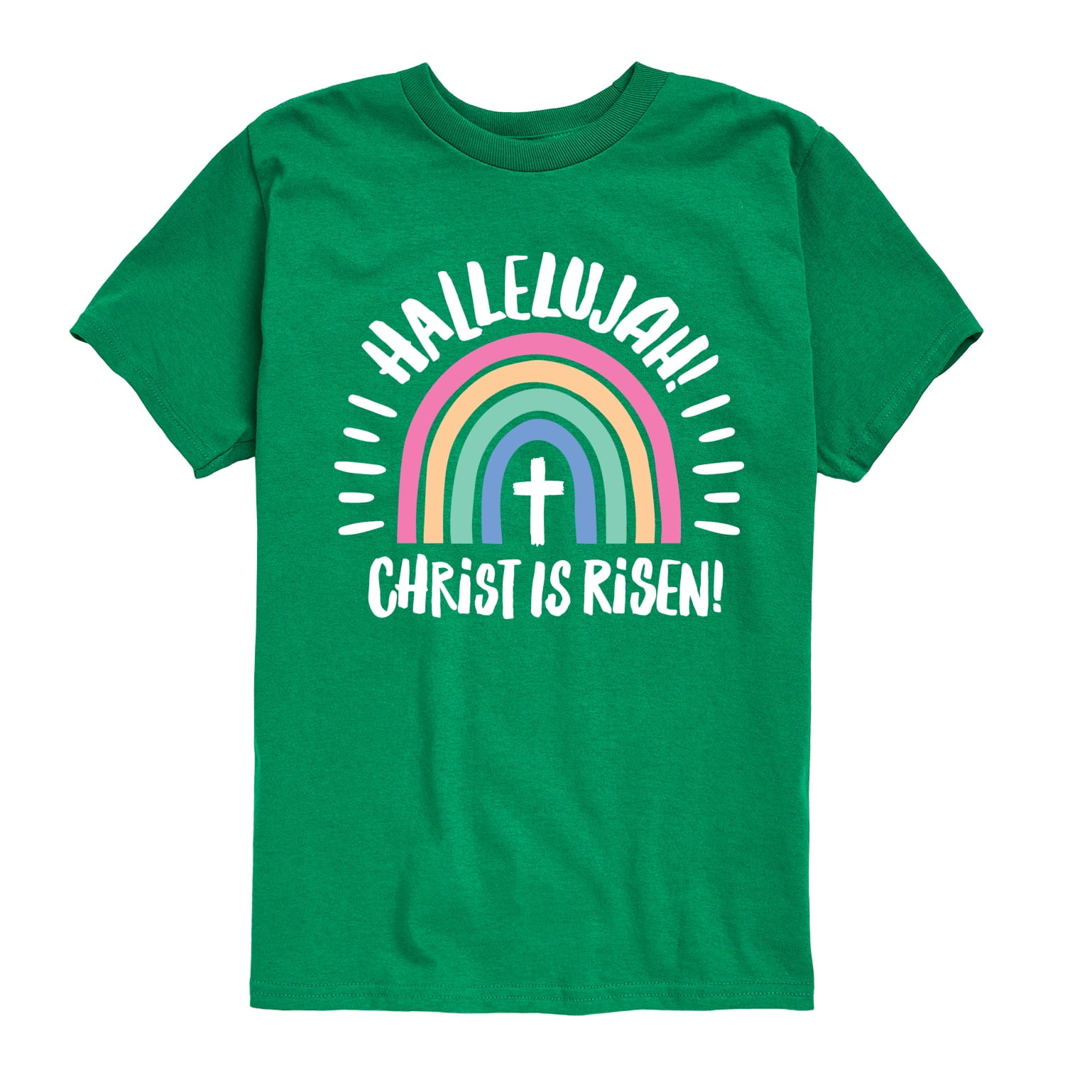 Instant Message - Hallelujah Rainbow - Toddler & Youth Short Sleeve Graphic T-Shirt - Walmart.com