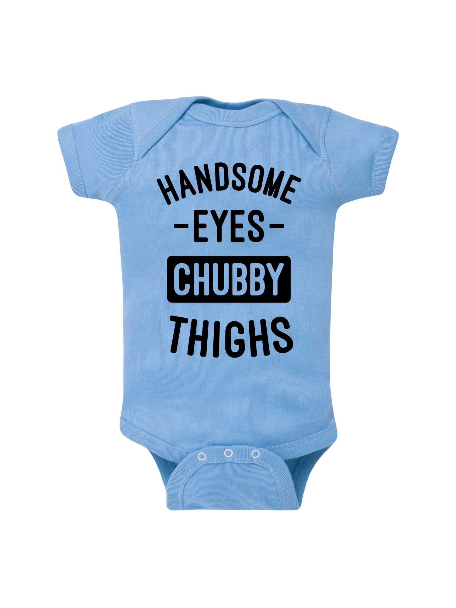 Instant Message - Handsome Eyes Chubby Thighs - Infant Baby One Piece ...