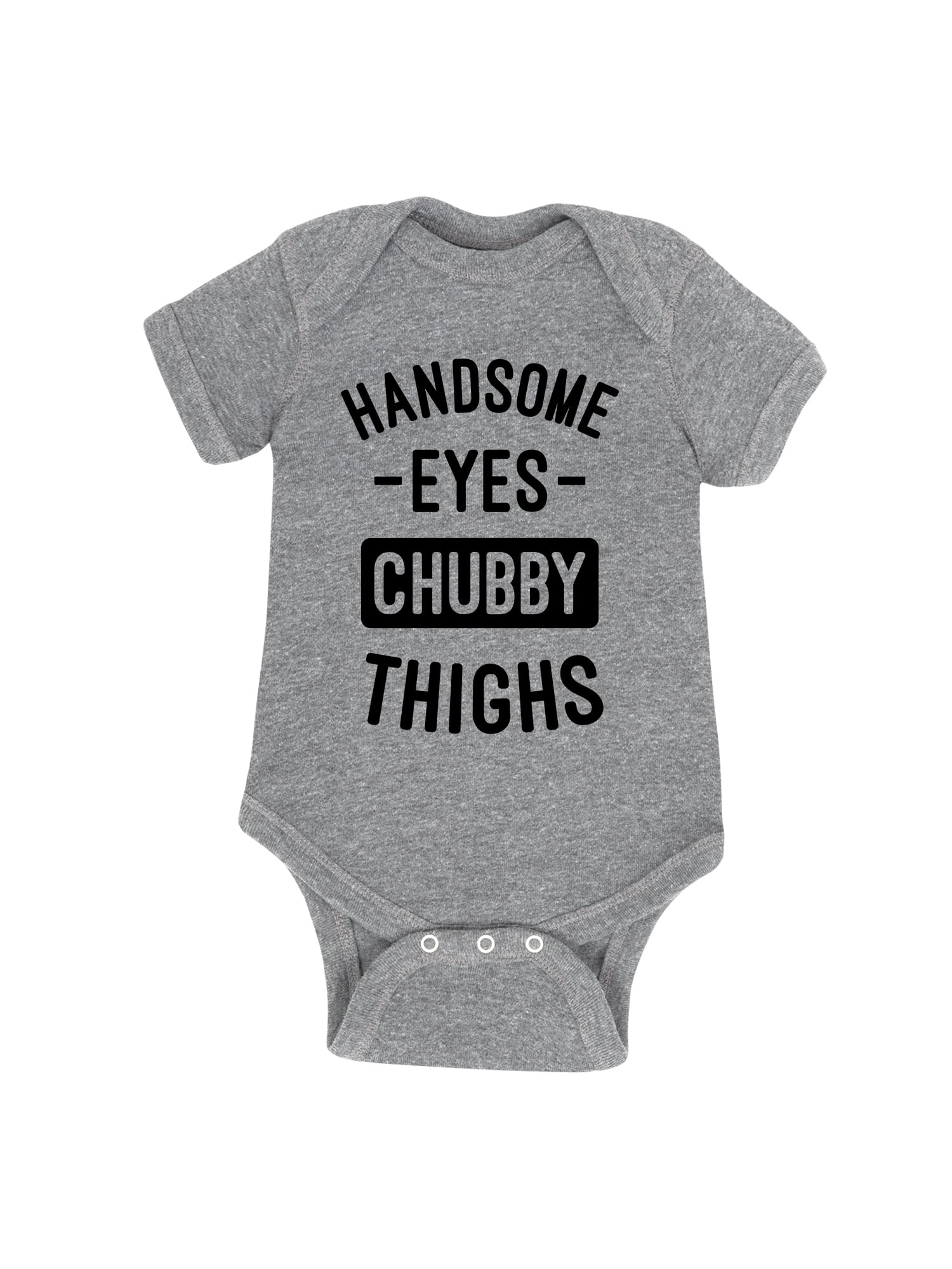 Instant Message - Handsome Eyes Chubby Thighs - Infant Baby One Piece ...