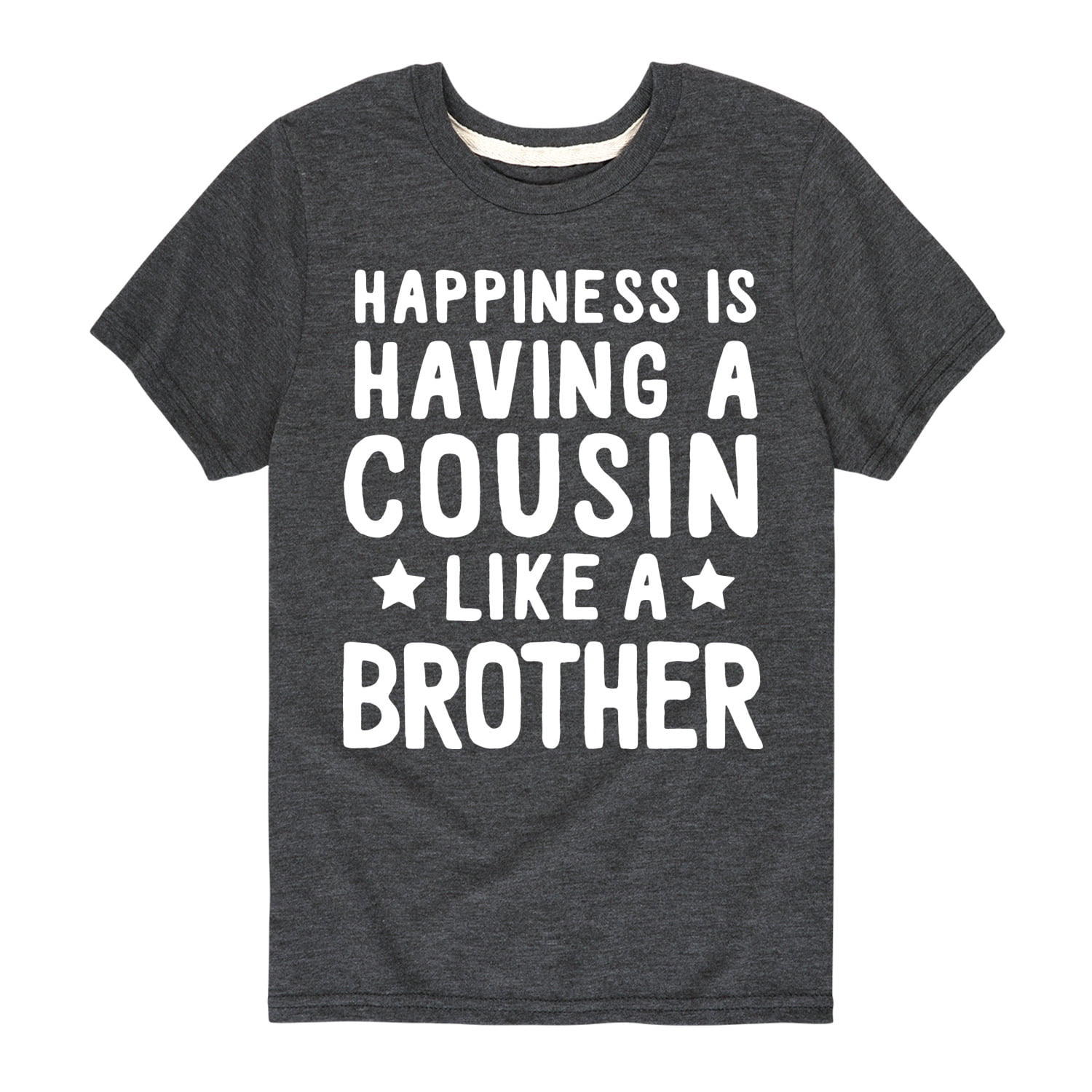 Instant Message - Happiness Is Having A Cousin Like A Brother - Toddler And Youth Short Sleeve ...